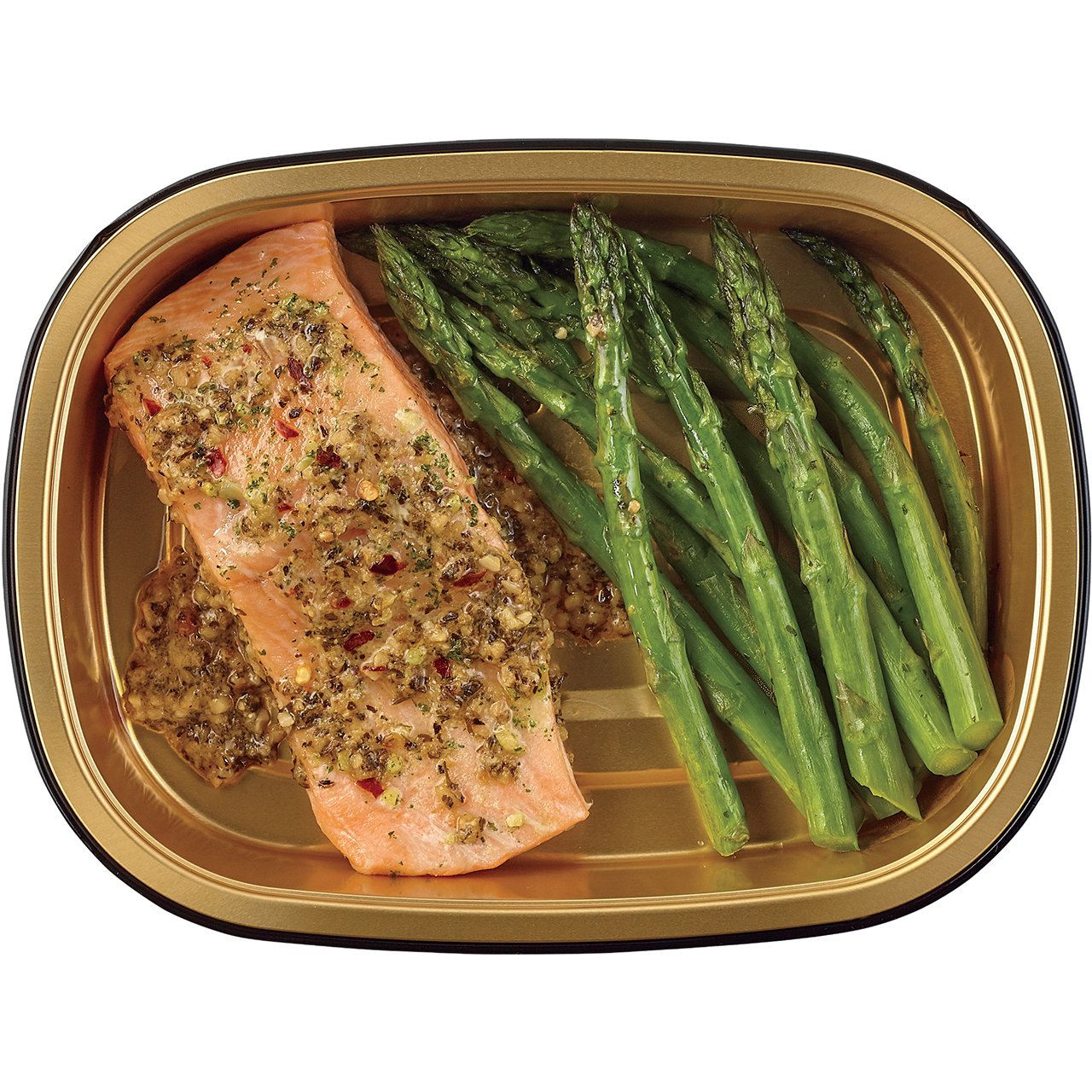 Meal Simple By H E B Low Carb Lifestyle Garlic Pesto Atlantic Salmon