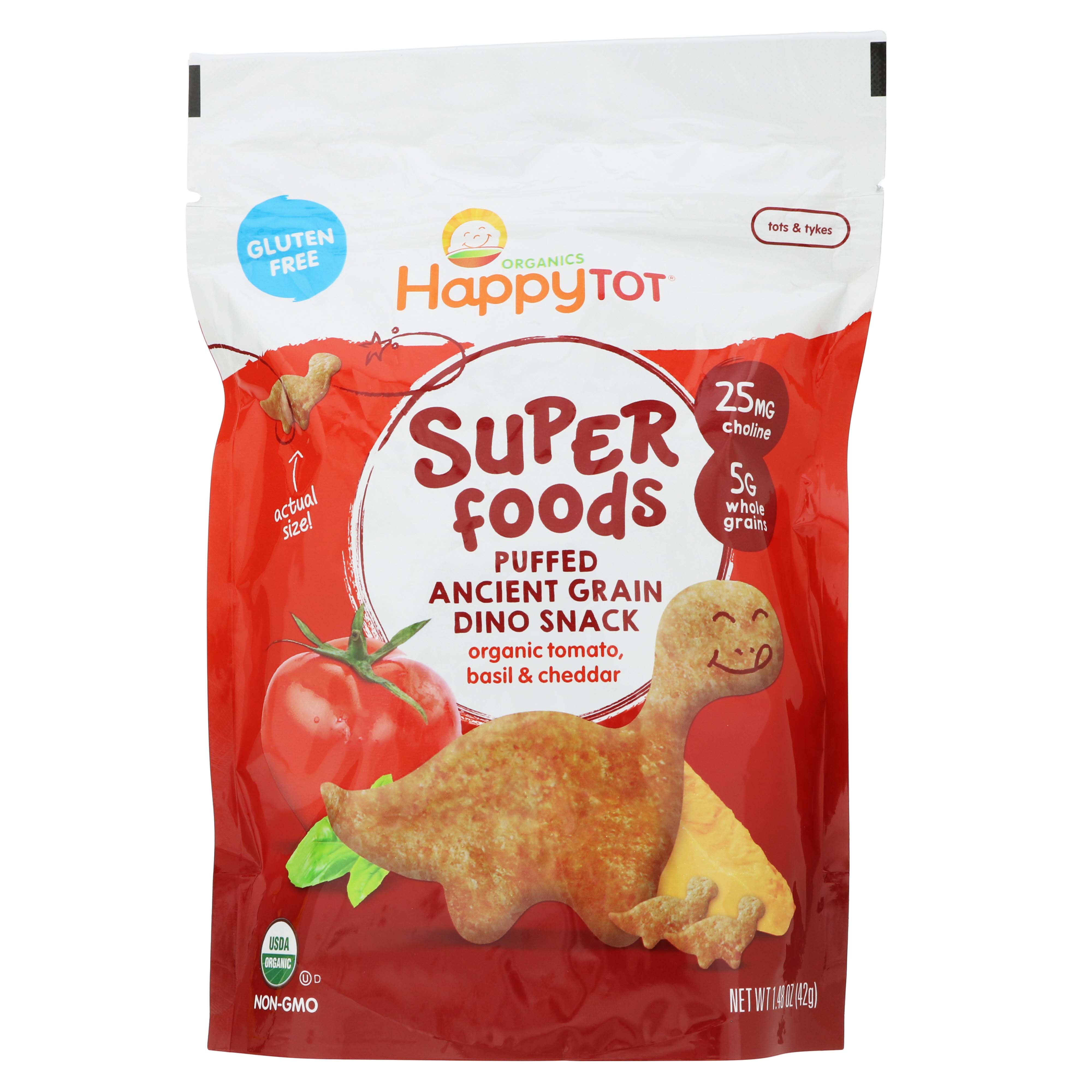 Happy Tot Superfoods Dino Snack - Tomato Basil & Cheddar - Shop Toddler ...