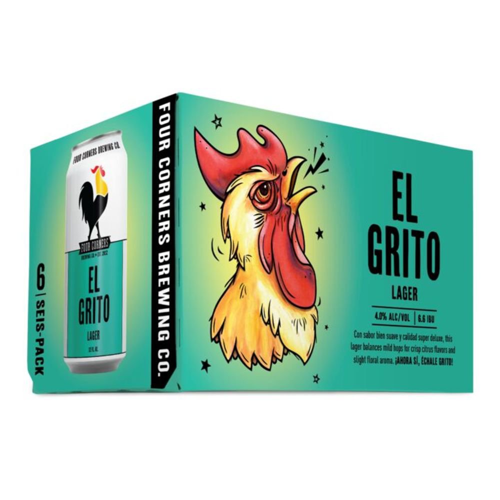 Four Corners El Grito Lager Beer 6 pk Cans - Shop Beer at H-E-B