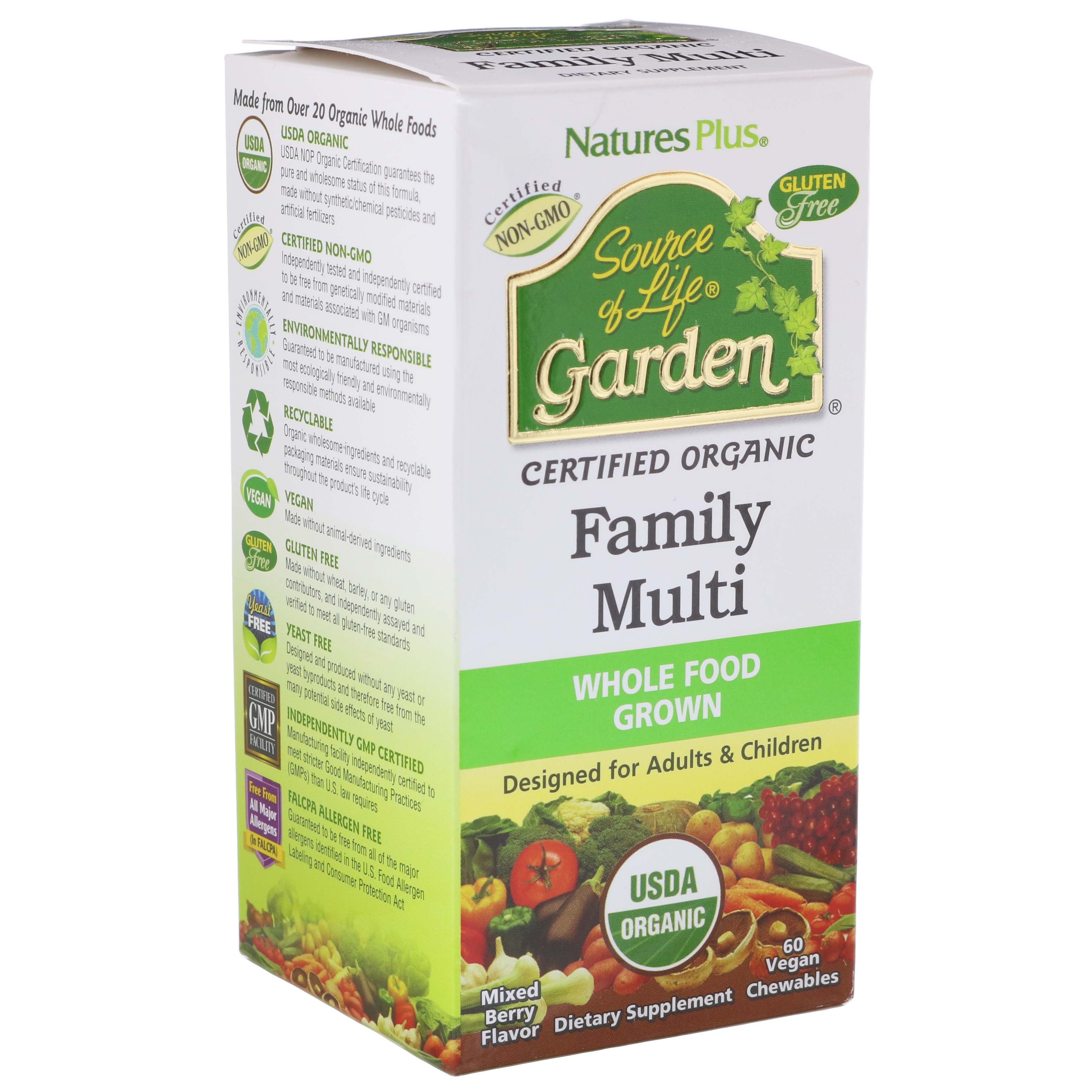 NaturesPlus Family Multi Whole Food Grown Chewables - Shop ...