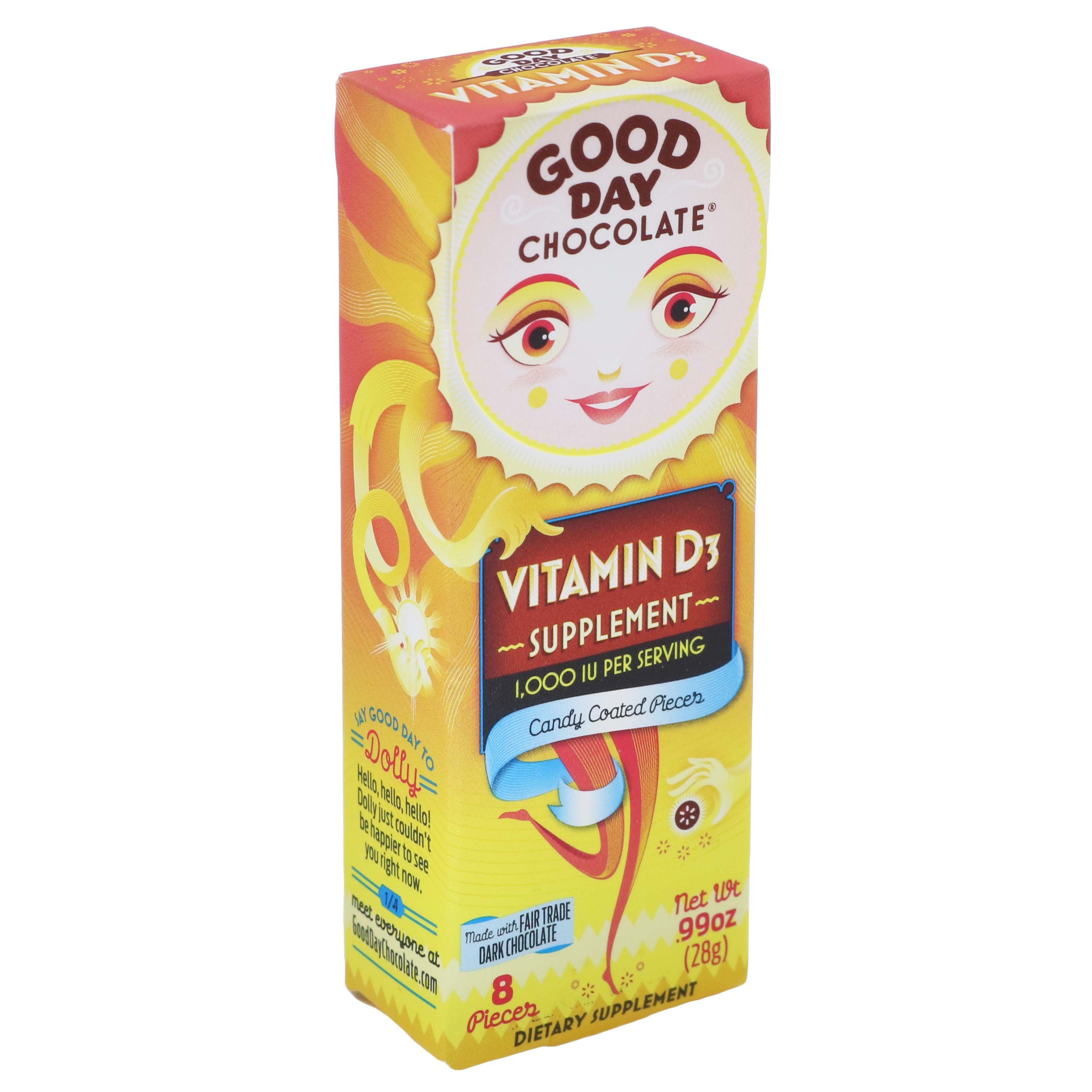 Good Day Chocolate Vitamin D3, 8 ct | Central Market - Really Into Food