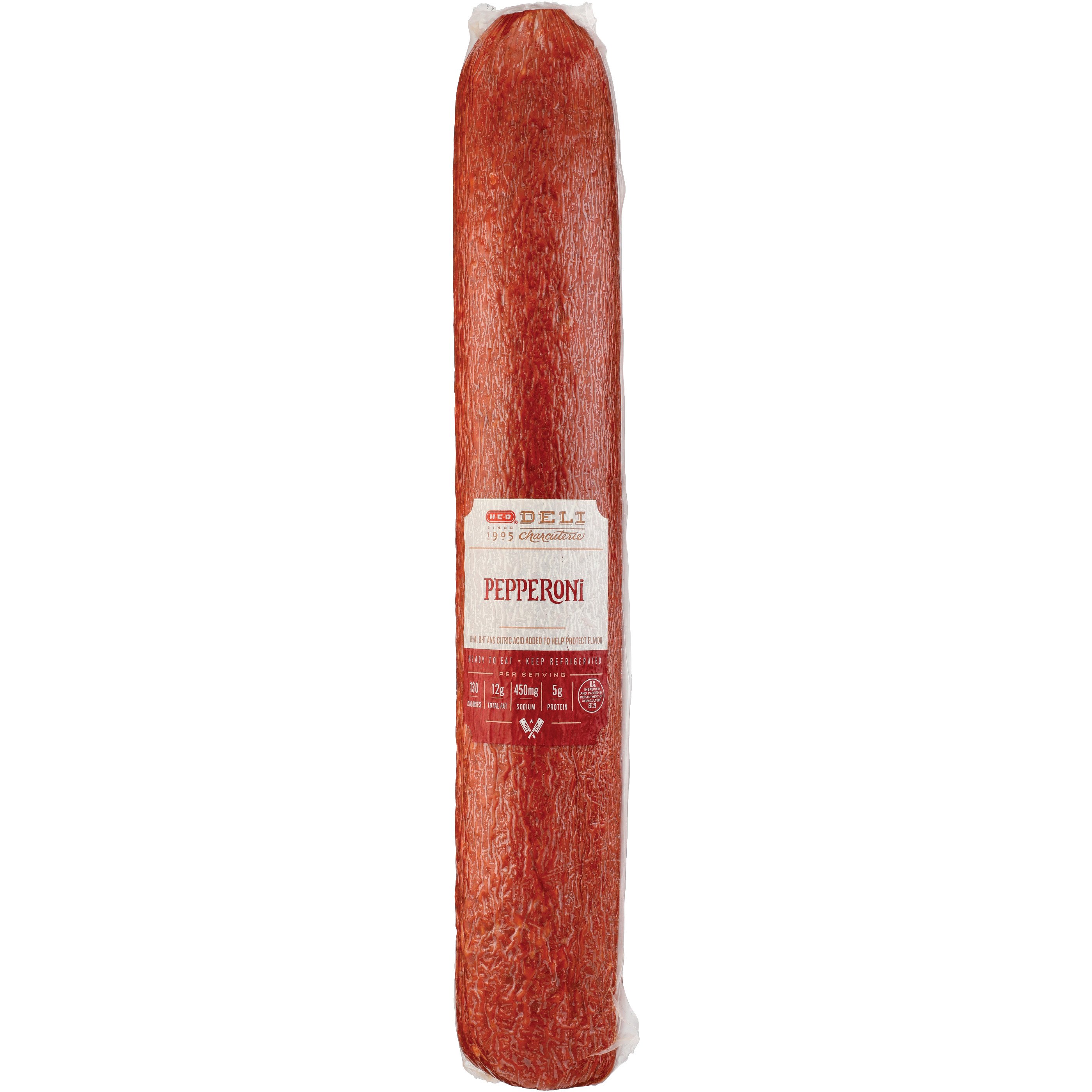 H-E-B Pepperoni, Sliced - Shop Meat at H-E-B