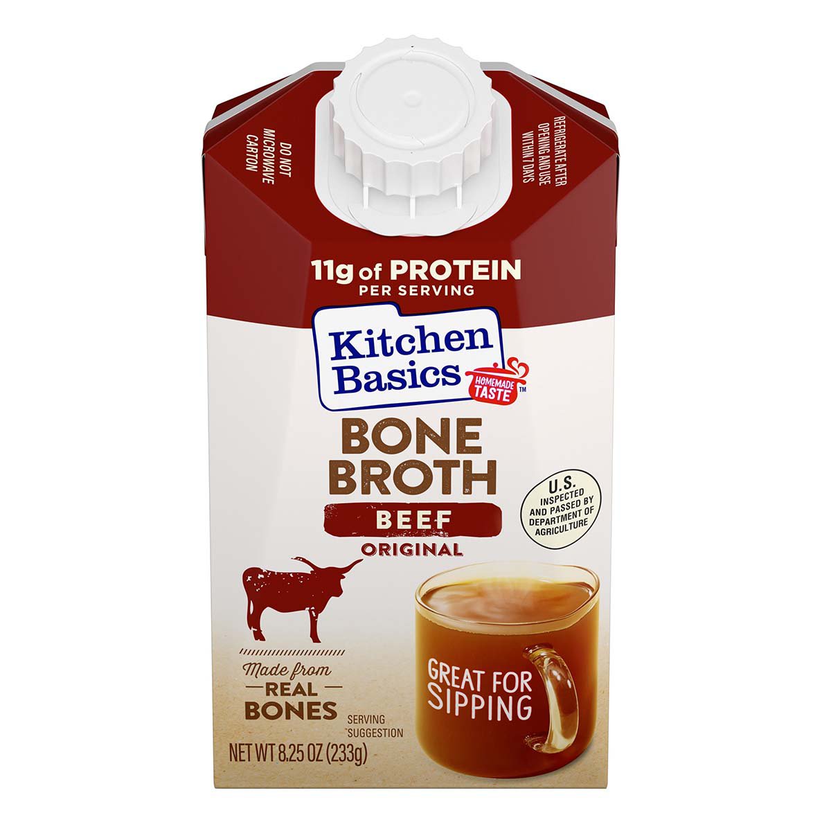 KITCHEN BASICS Kitchen Basics Bone Broth Beef, 8.25OZ | Central Market ...