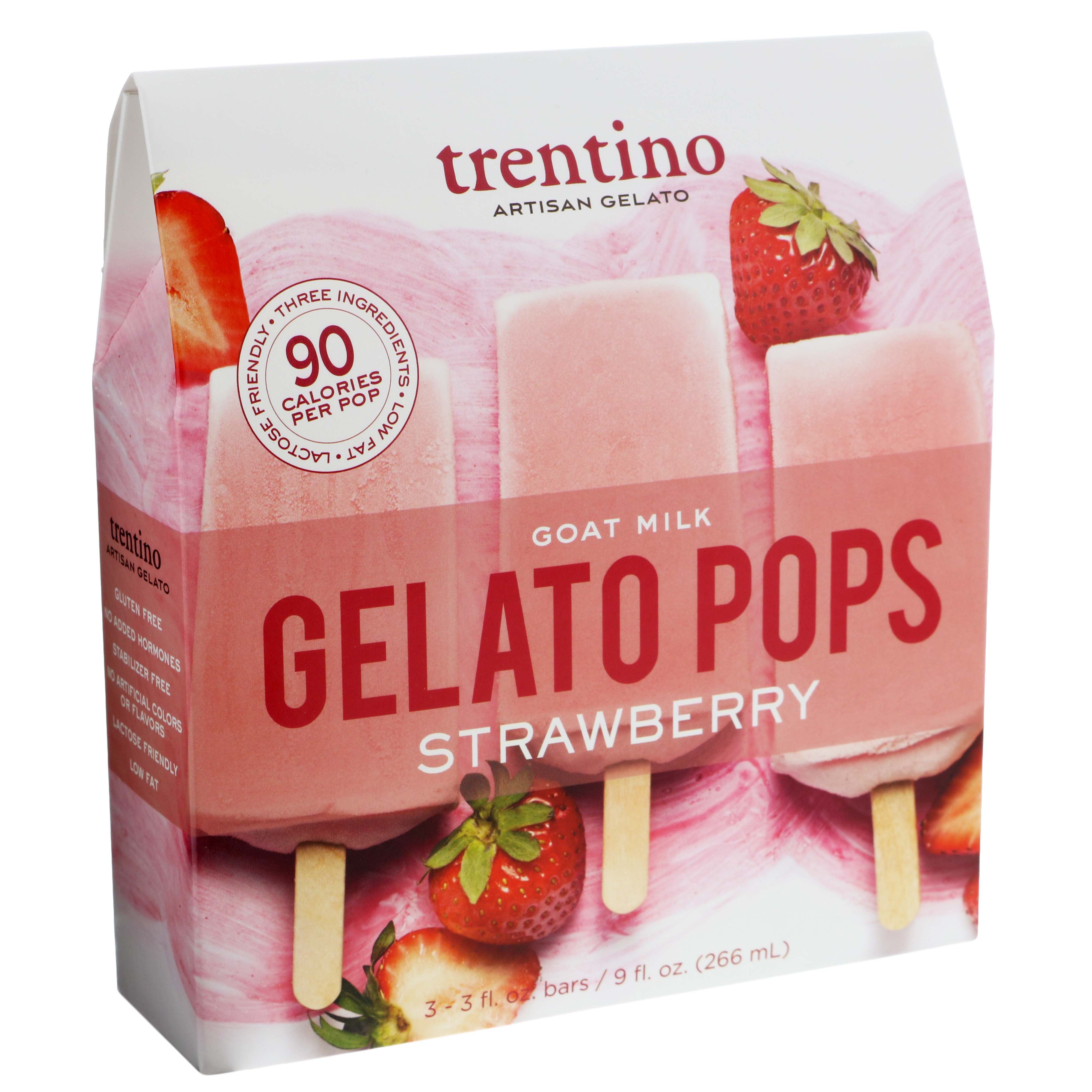 Trentino Latte Di Capra Strawberry Gelato Pops - Shop Bars & pops at H-E-B