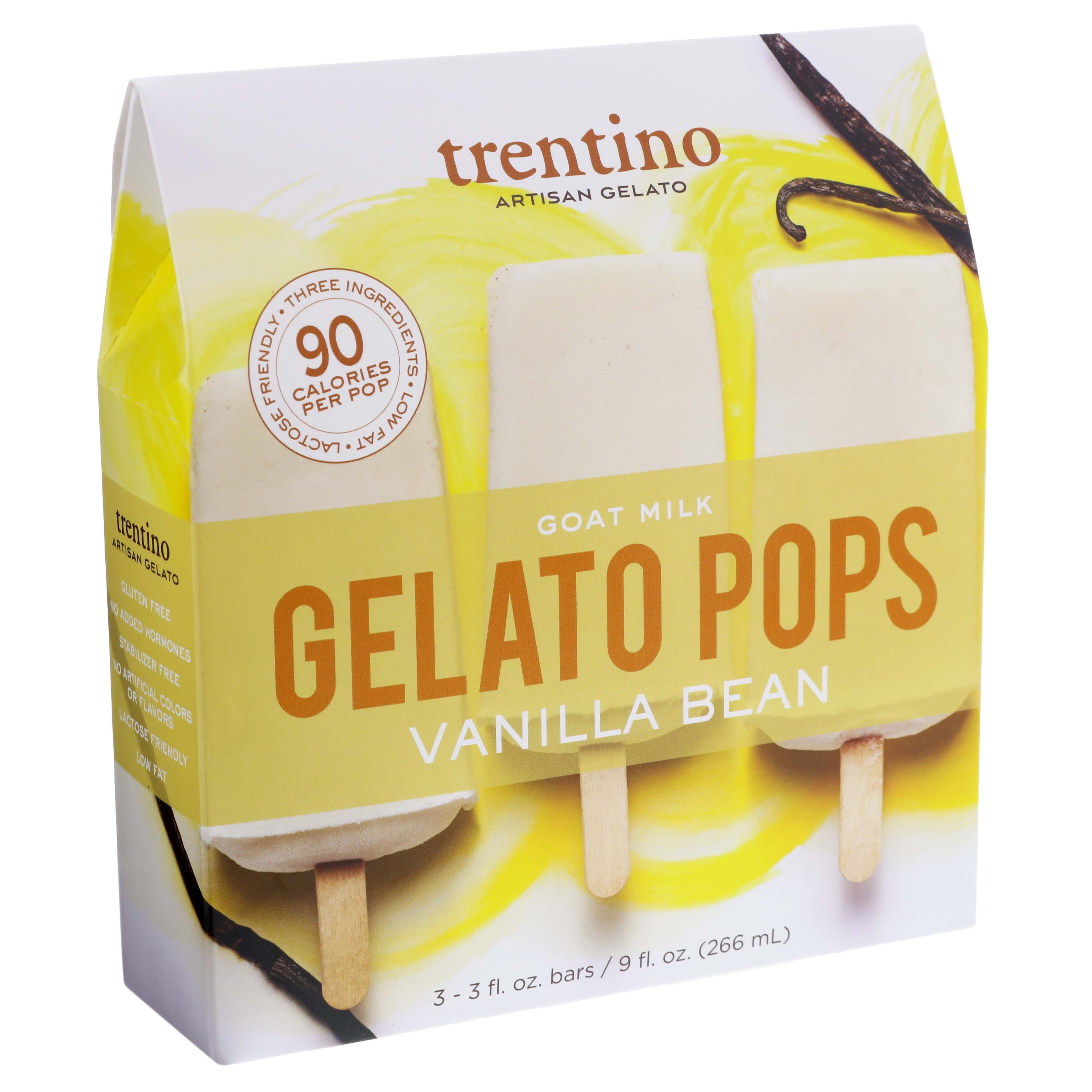 Trentino Latte Di Capra Vanilla Bean Gelato Pops - Shop Bars & Pops at ...