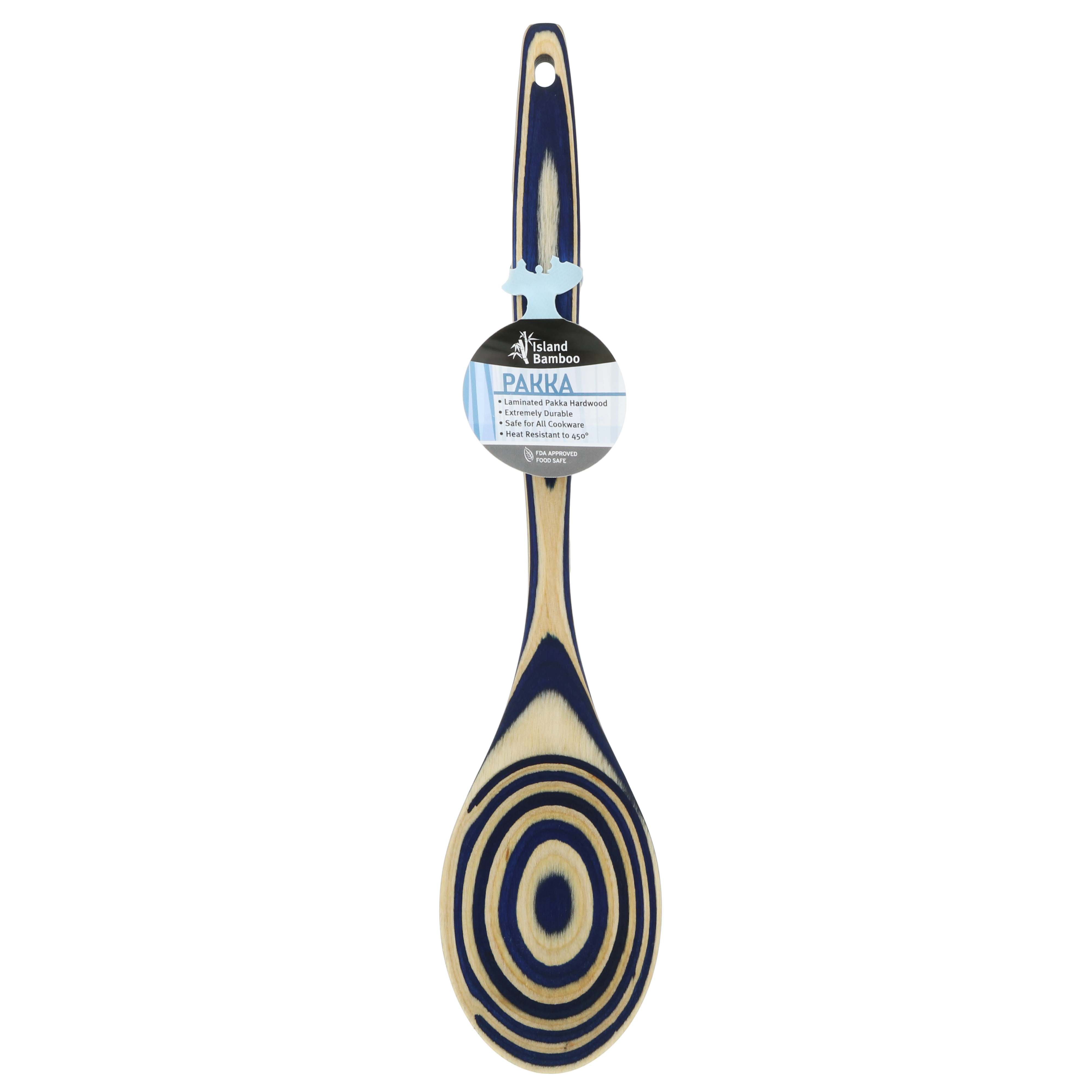 Island Bamboo Blue Pakka Wood Spoon - Shop Utensils & gadgets at H-E-B