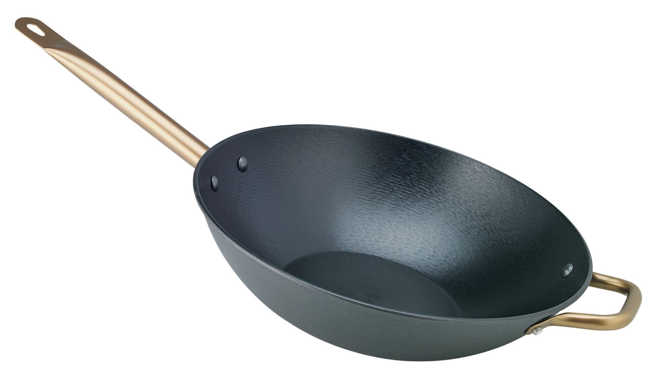 Cocinaware Black Wok With Bronze Handle - Shop Cookware at H-E-B