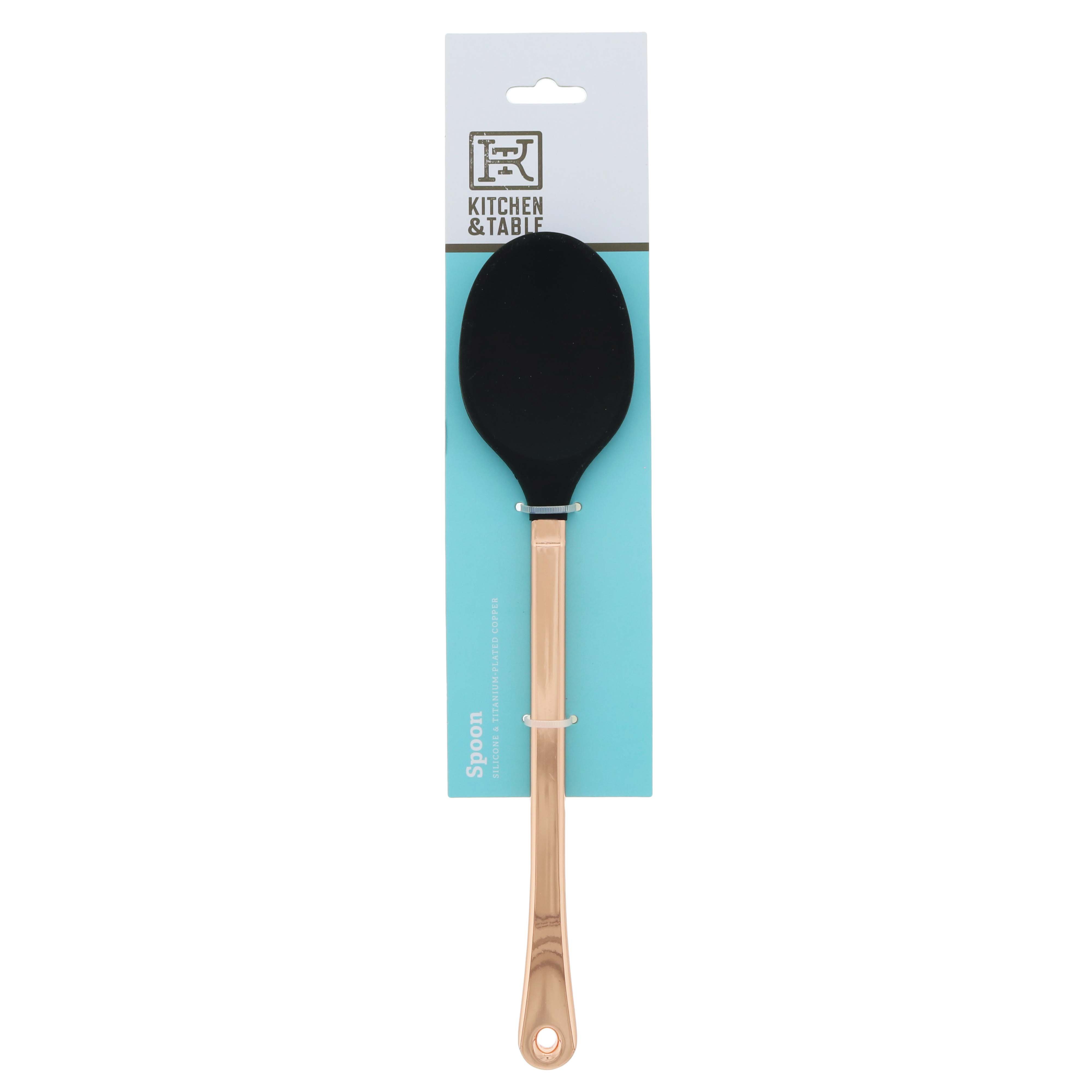 Kitchen & Table Gold and Black Serve Spoon - Shop Utensils & gadgets at ...