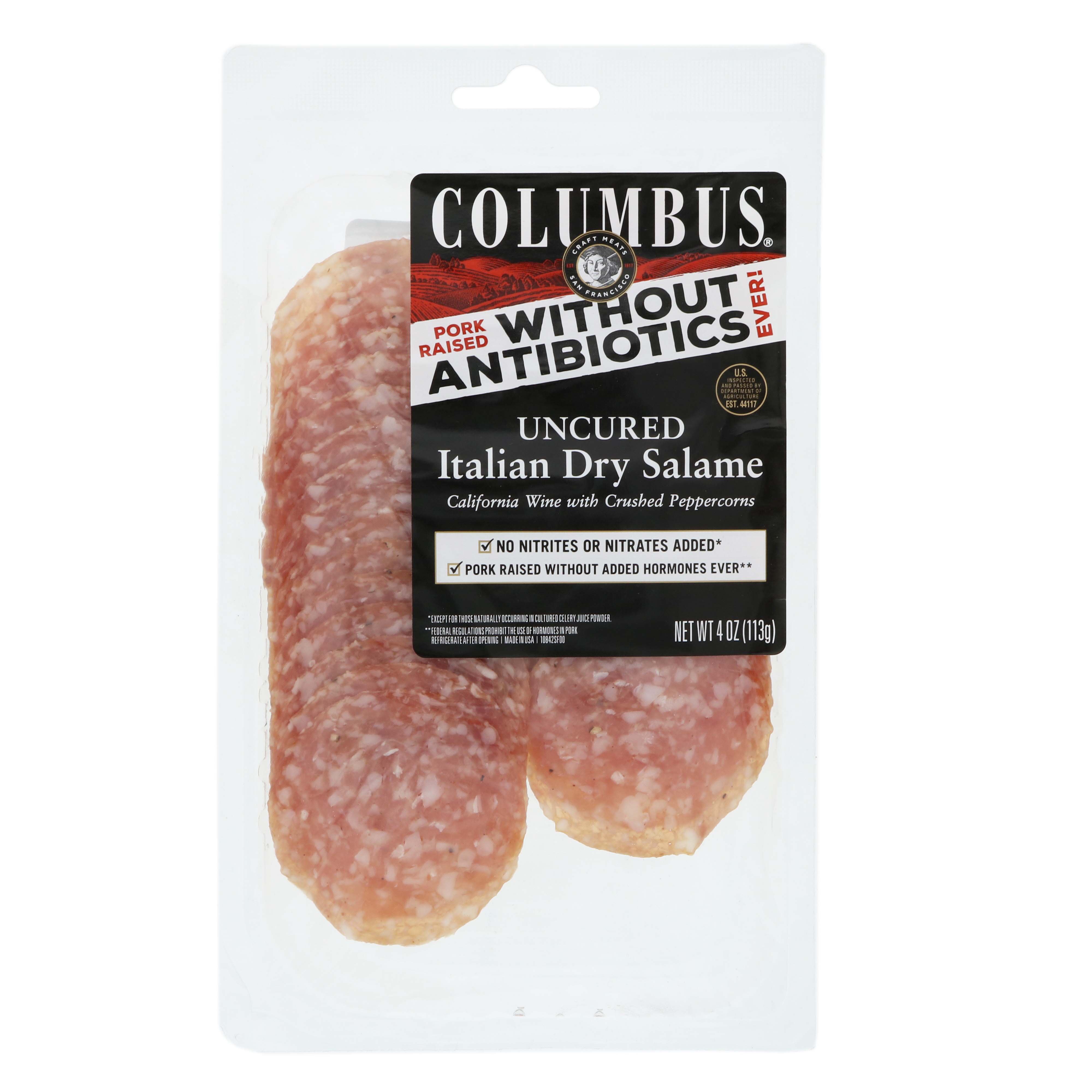 Columbus Uncured Italian Dry Salame - Shop Meat at H-E-B