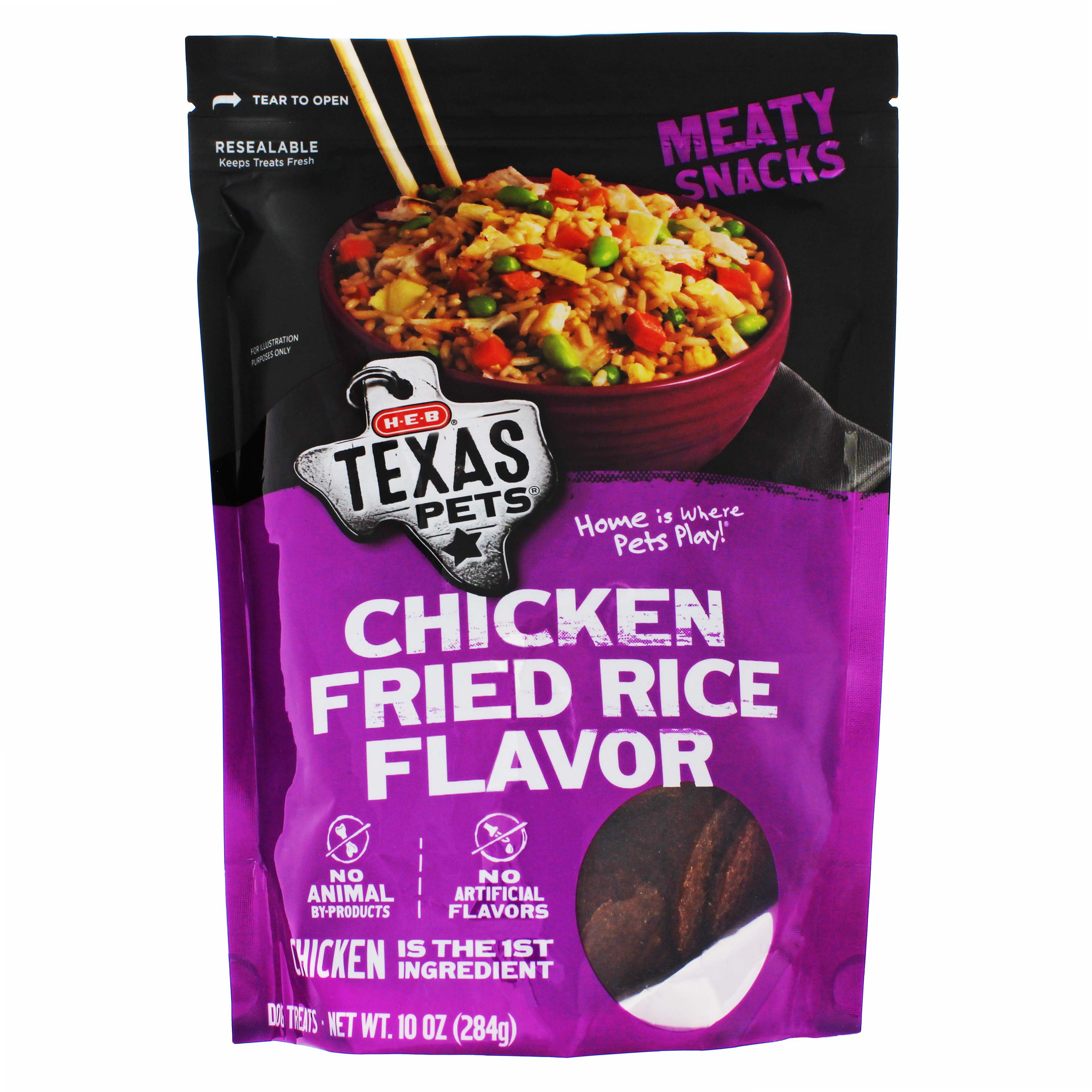 H-E-B Texas Pets Meat Treats Chicken Fried Rice Flavor - Shop Soft ...
