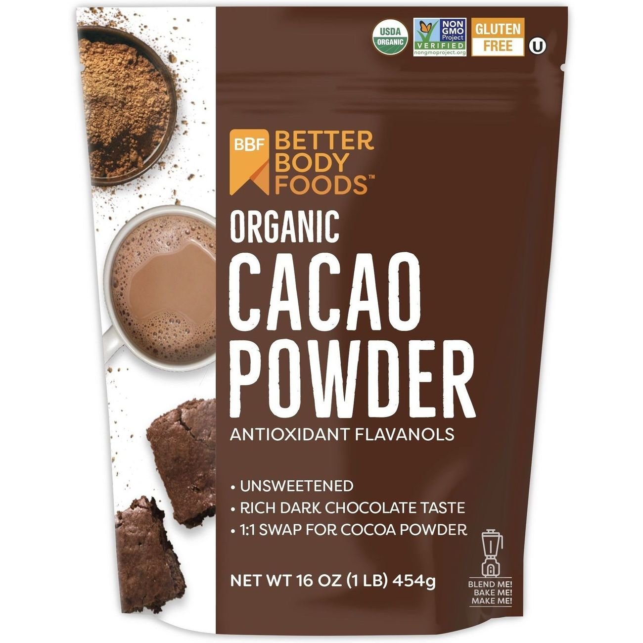 BetterBody Foods Organic Cacao Powder - Shop Baking chocolate & candies ...