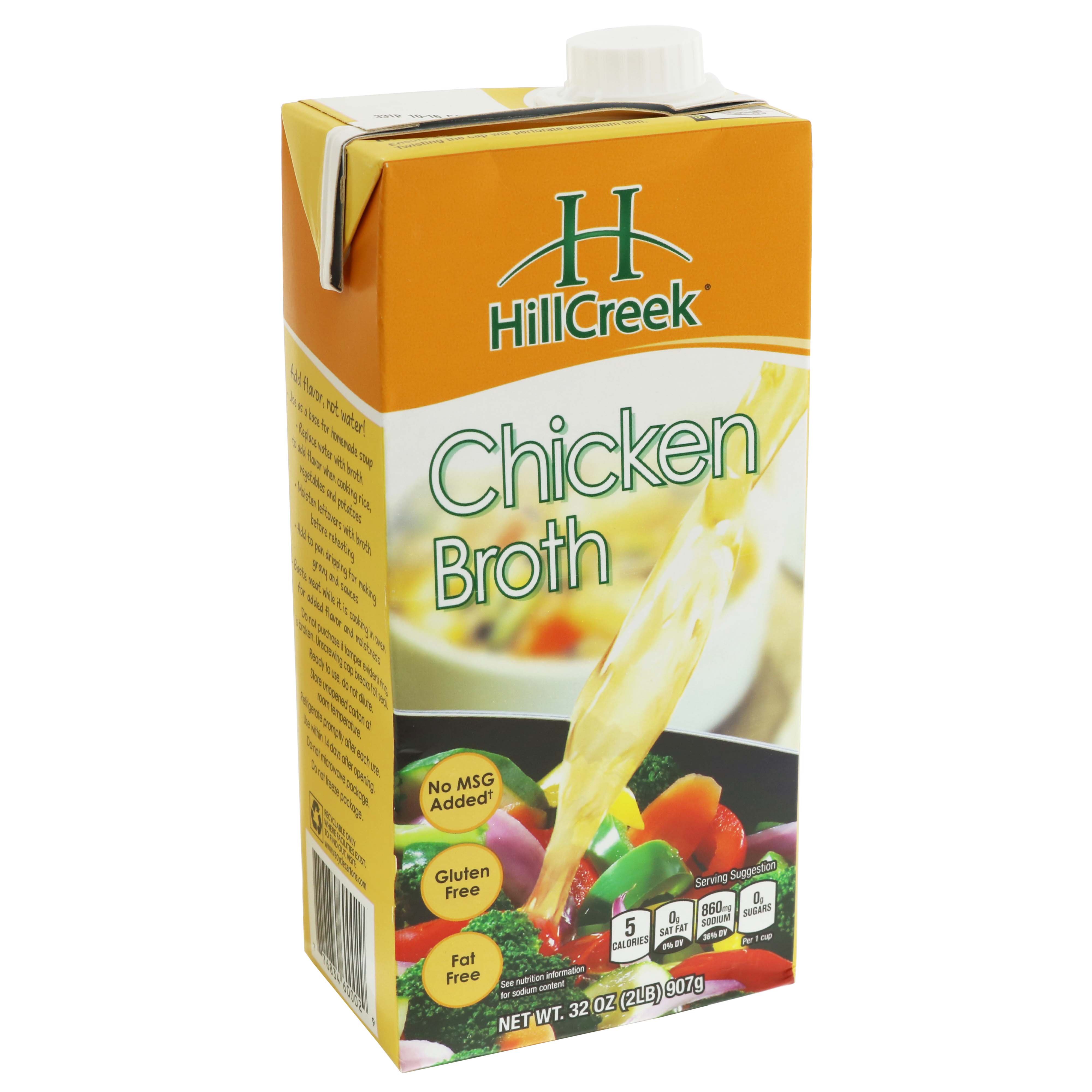 Hill Creek Chicken Broth - Shop Broth & Bouillon at H-E-B