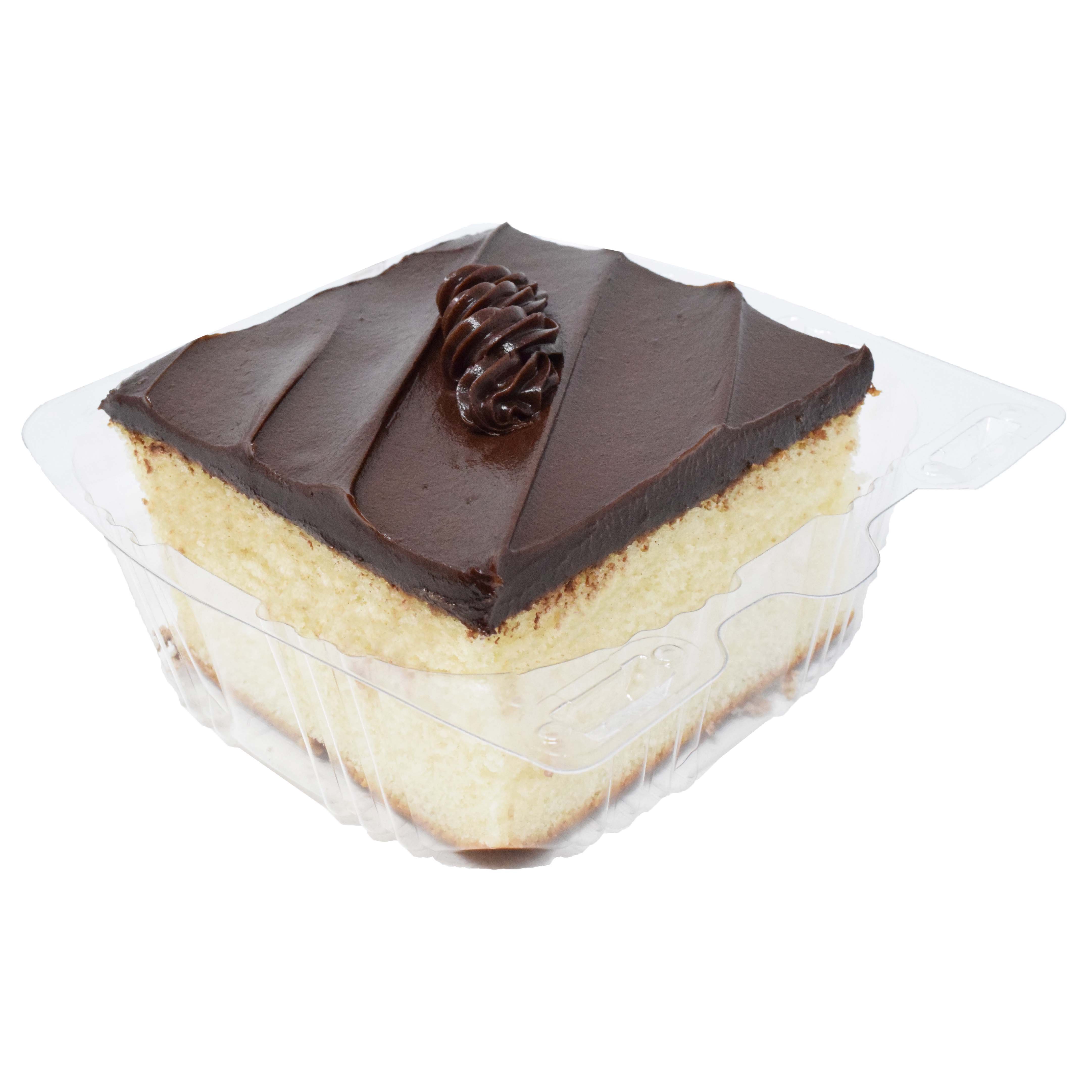 H-E-B Bakery White Fudge Cake Slice - Shop Standard cakes at H-E-B