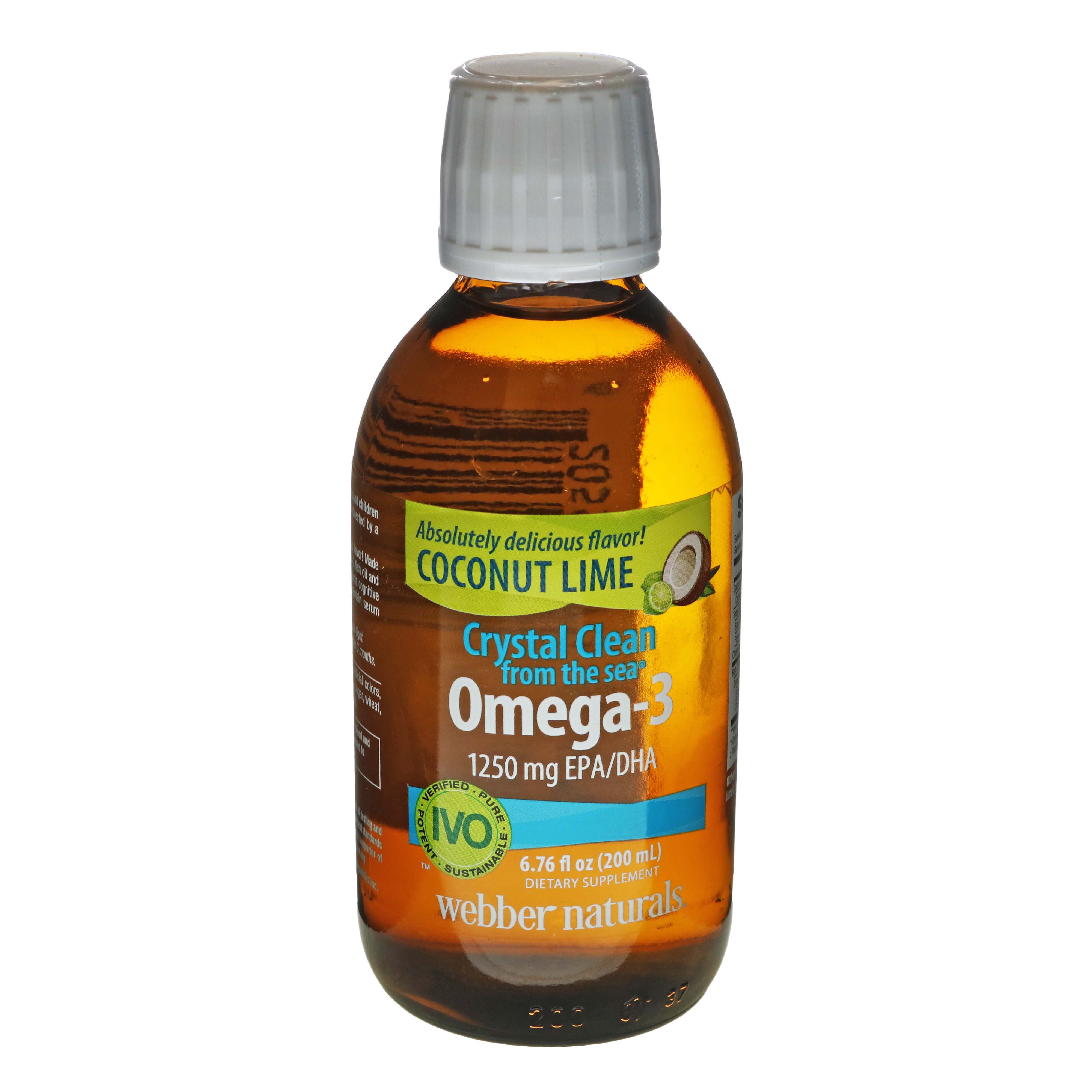 Webber Naturals Omega3 Coconut Lime Liquid - Shop Diet & fitness at H-E-B