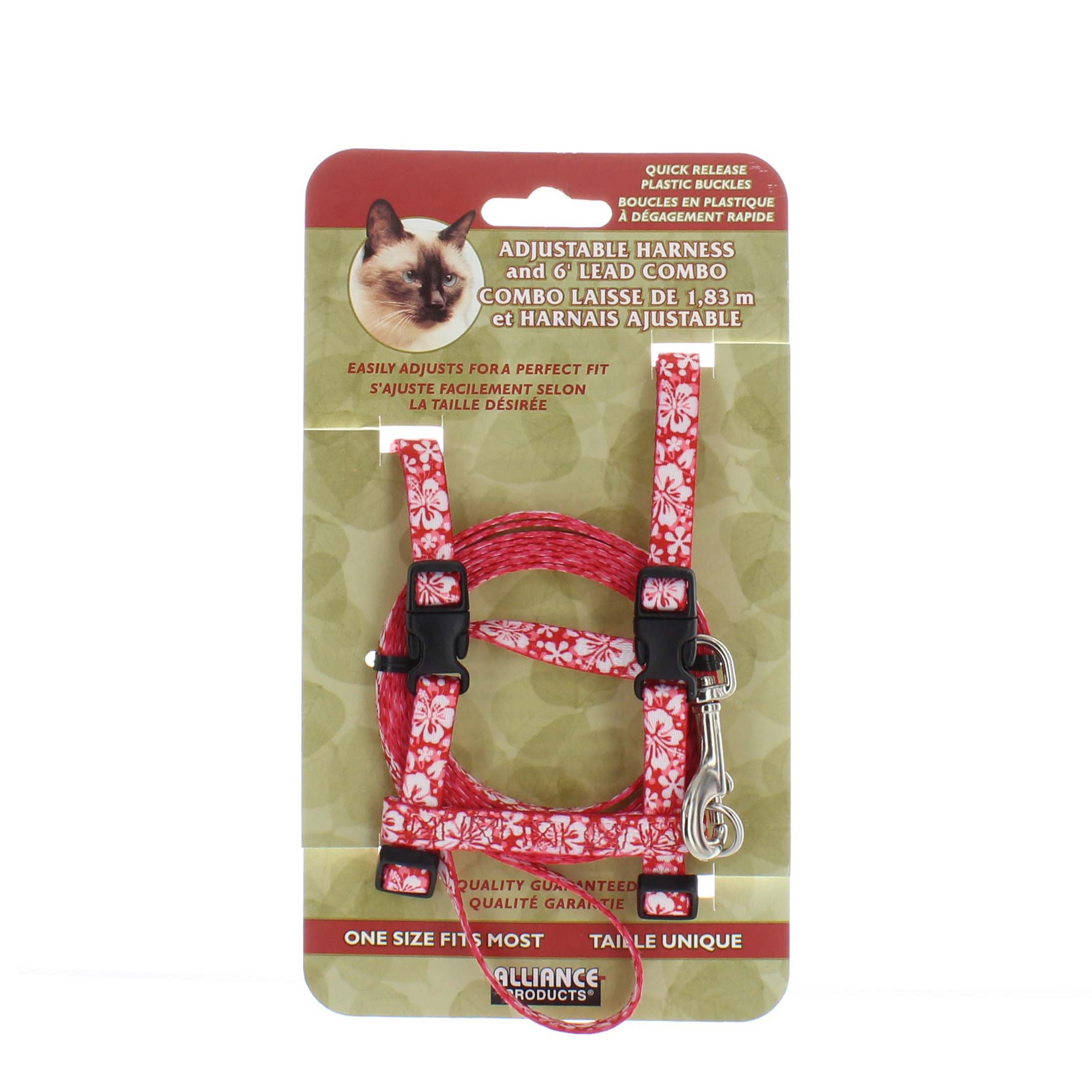 Alliance Red Cat Harness with Matching Lead - Shop Collars & harnesses ...