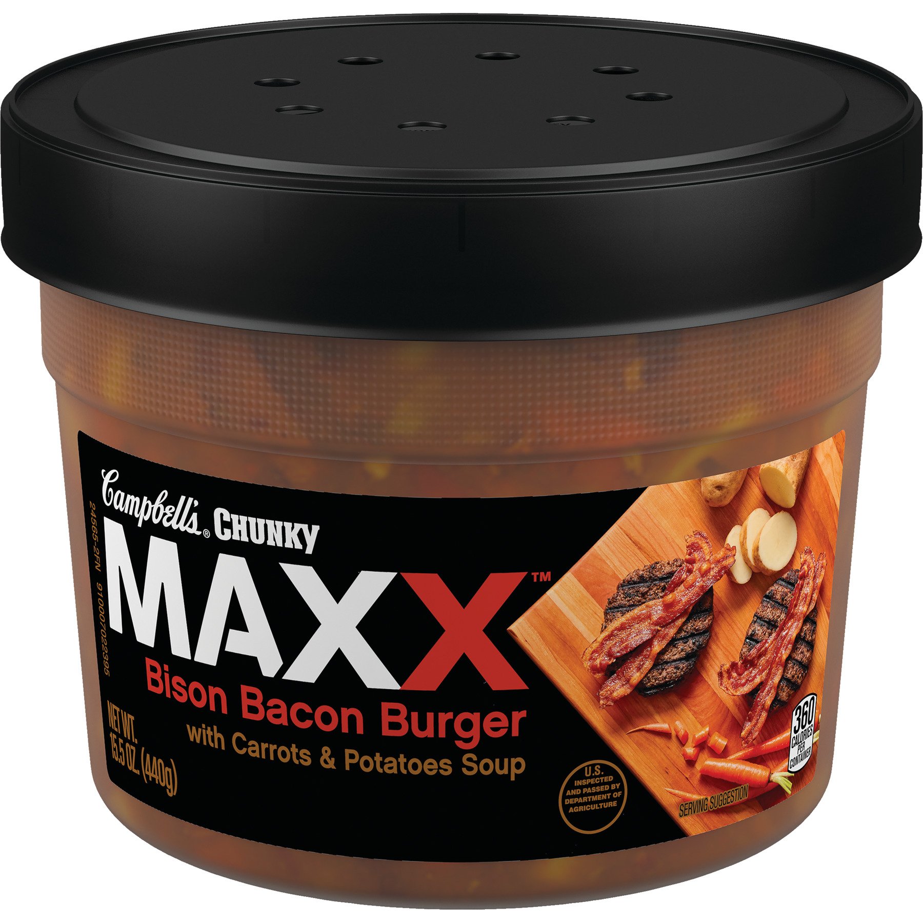 Campbell's Chunky Maxx Grilled Bison Burger - Shop Soups & chili at H-E-B