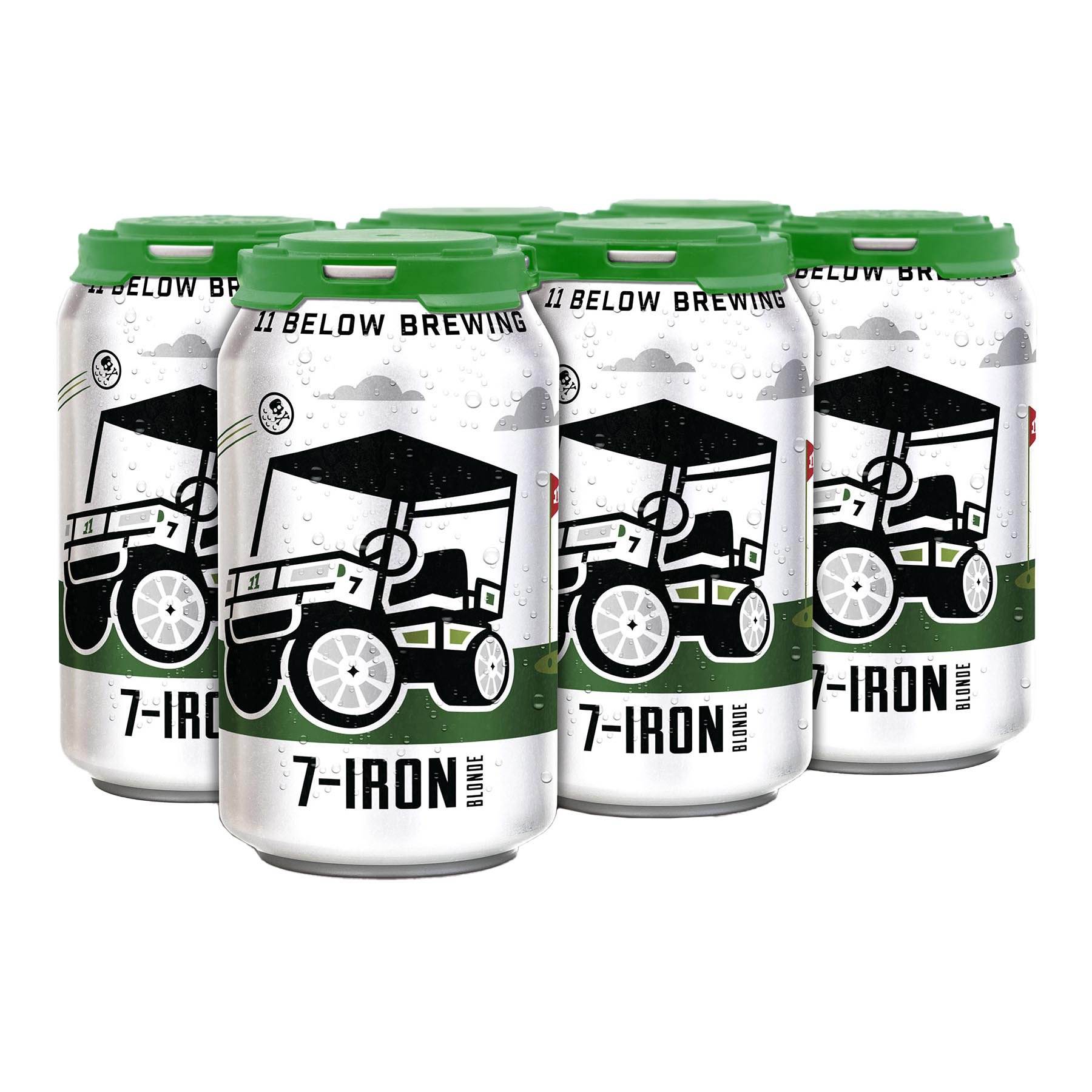 11 Below 7-Iron Blonde Beer 6 pk Cans - Shop Beer at H-E-B
