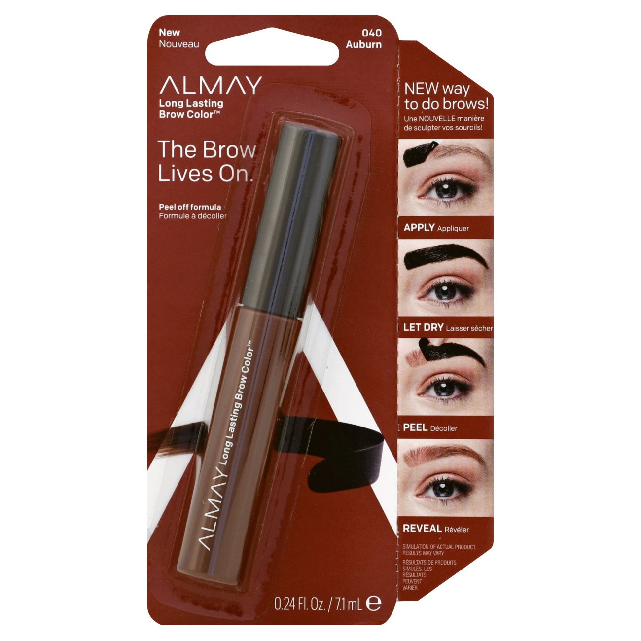 Almay Long Lasting Brow Color Auburn - Shop Brow pencils & powder at H-E-B