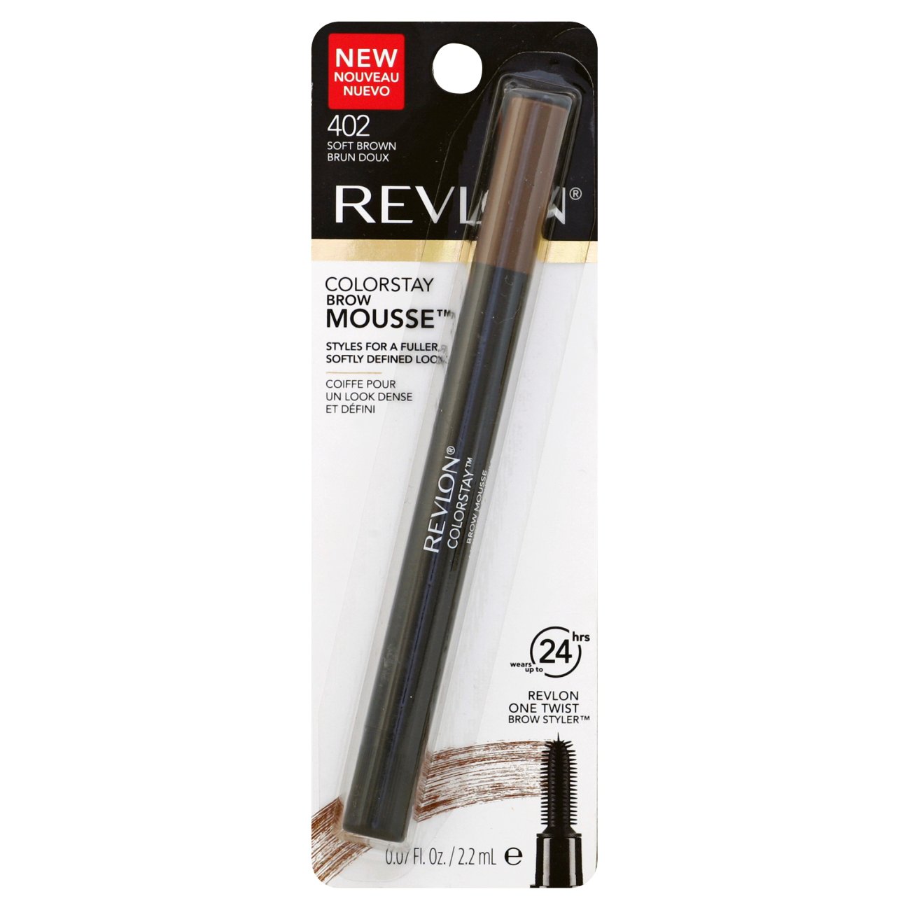 Revlon ColorStay Eyebrow Mousse Soft Brown - Shop Brow Pencils & Powder ...
