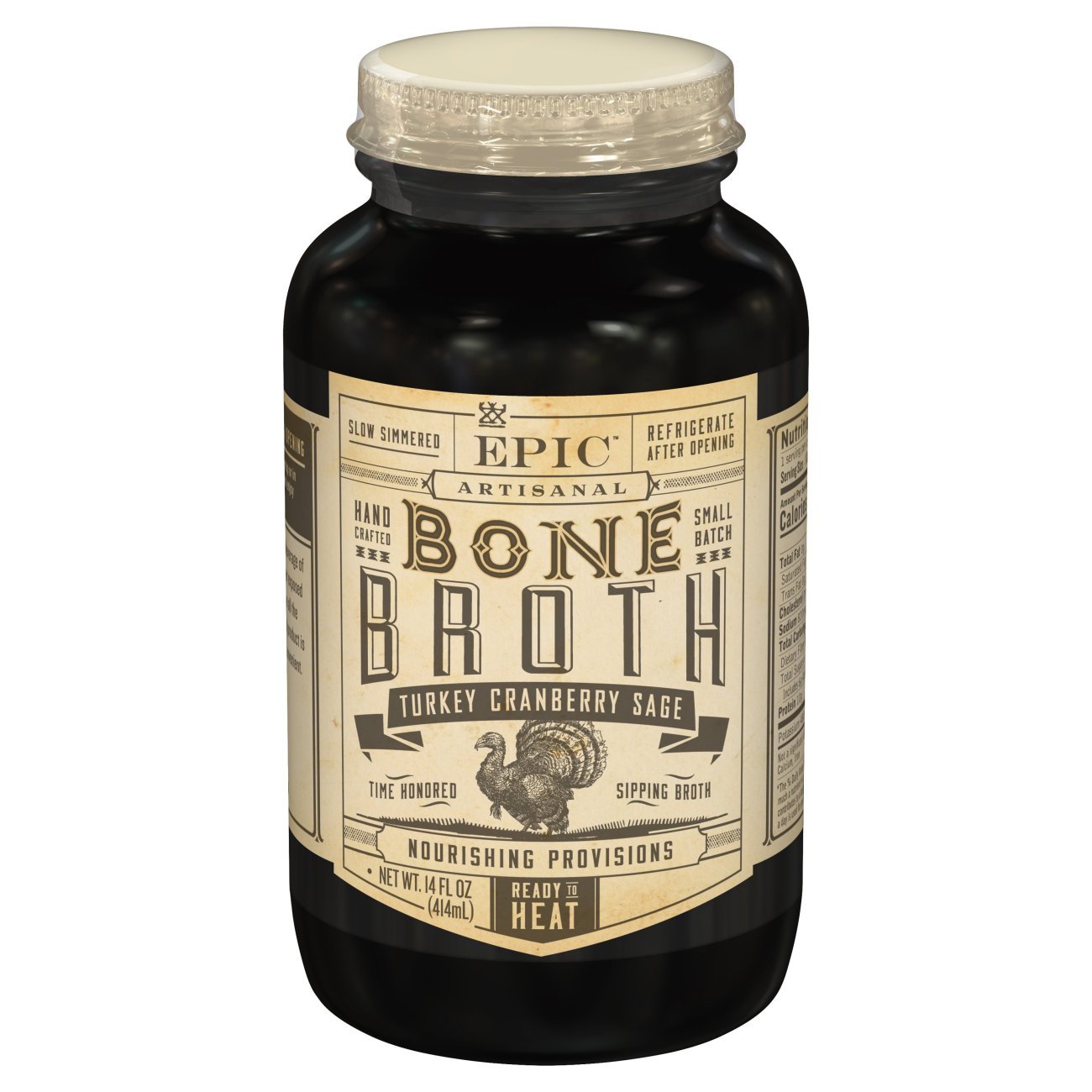 EPIC Turkey Cranberry Sage Bone Broth - Shop Broth & bouillon at H-E-B