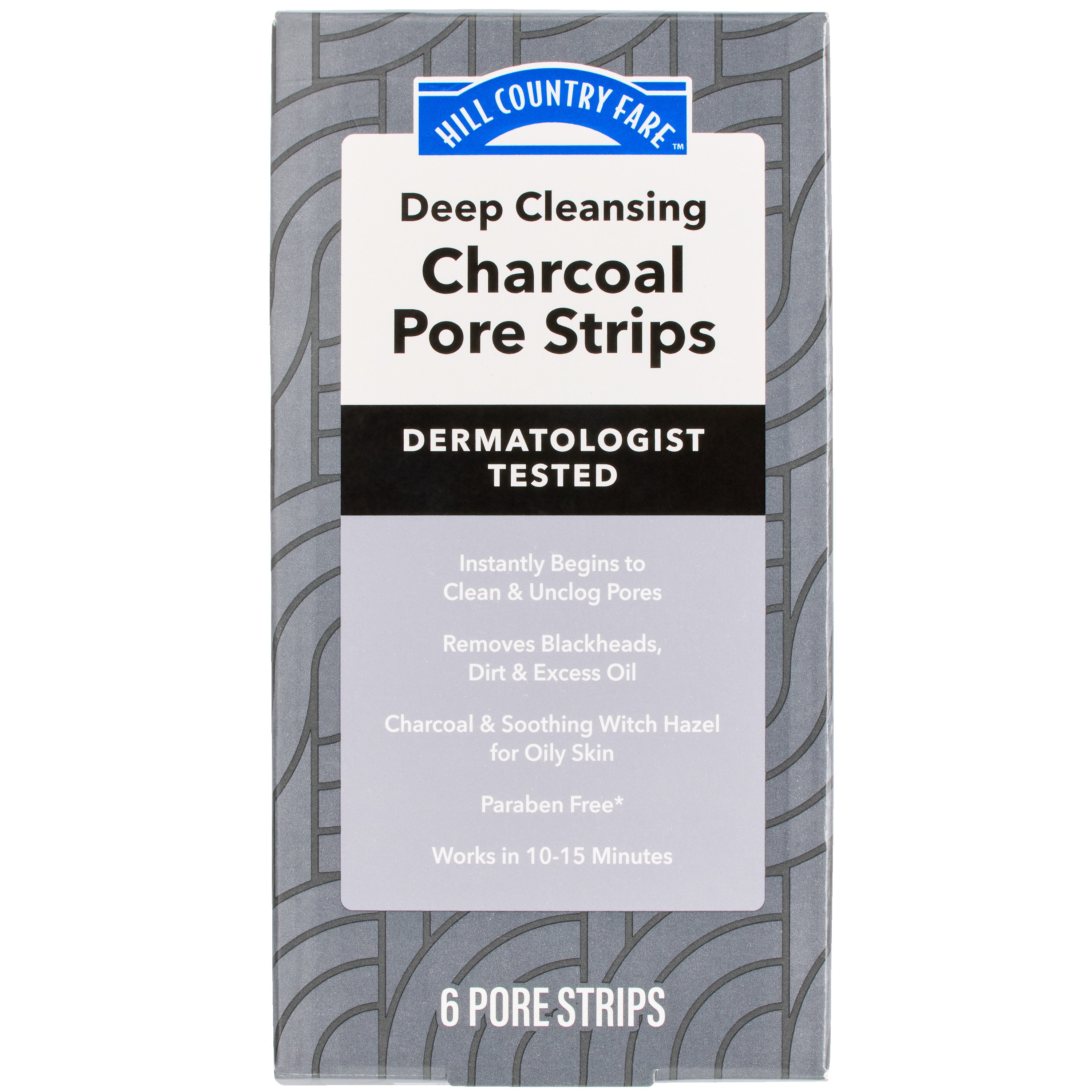 Hill Country Essentials Deep Cleansing Charcoal Blackheads Pore Strips ...