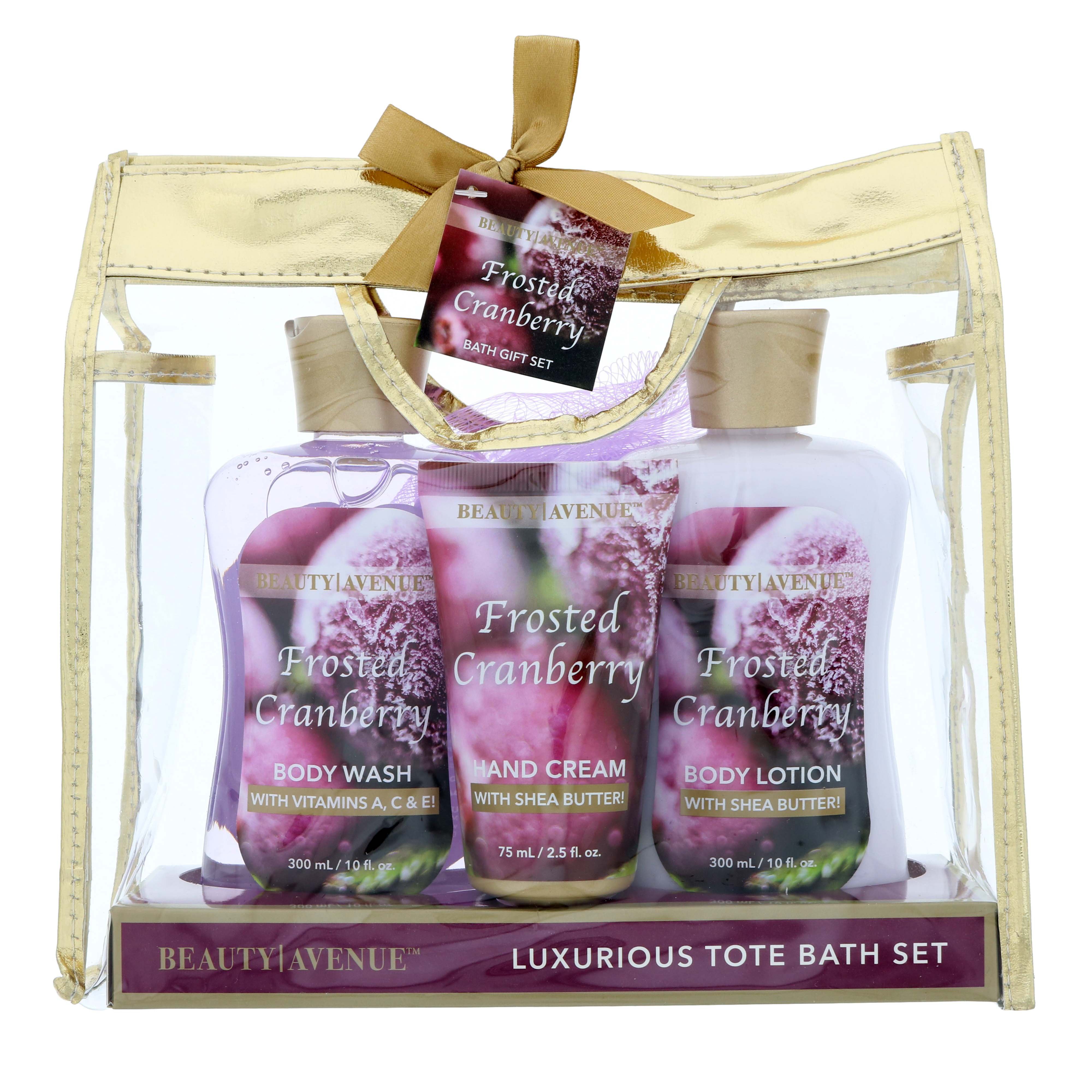 Upper Canada Holiday Frosted Cranberry Bath Gift Set - Shop Bath & skin ...