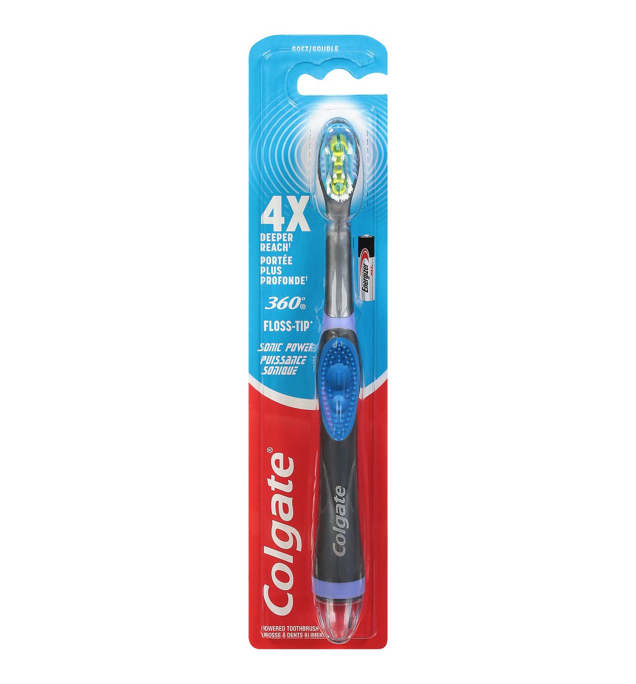 Colgate 360 Floss Battery Powered Toothbrush - Shop Toothbrushes at H-E-B