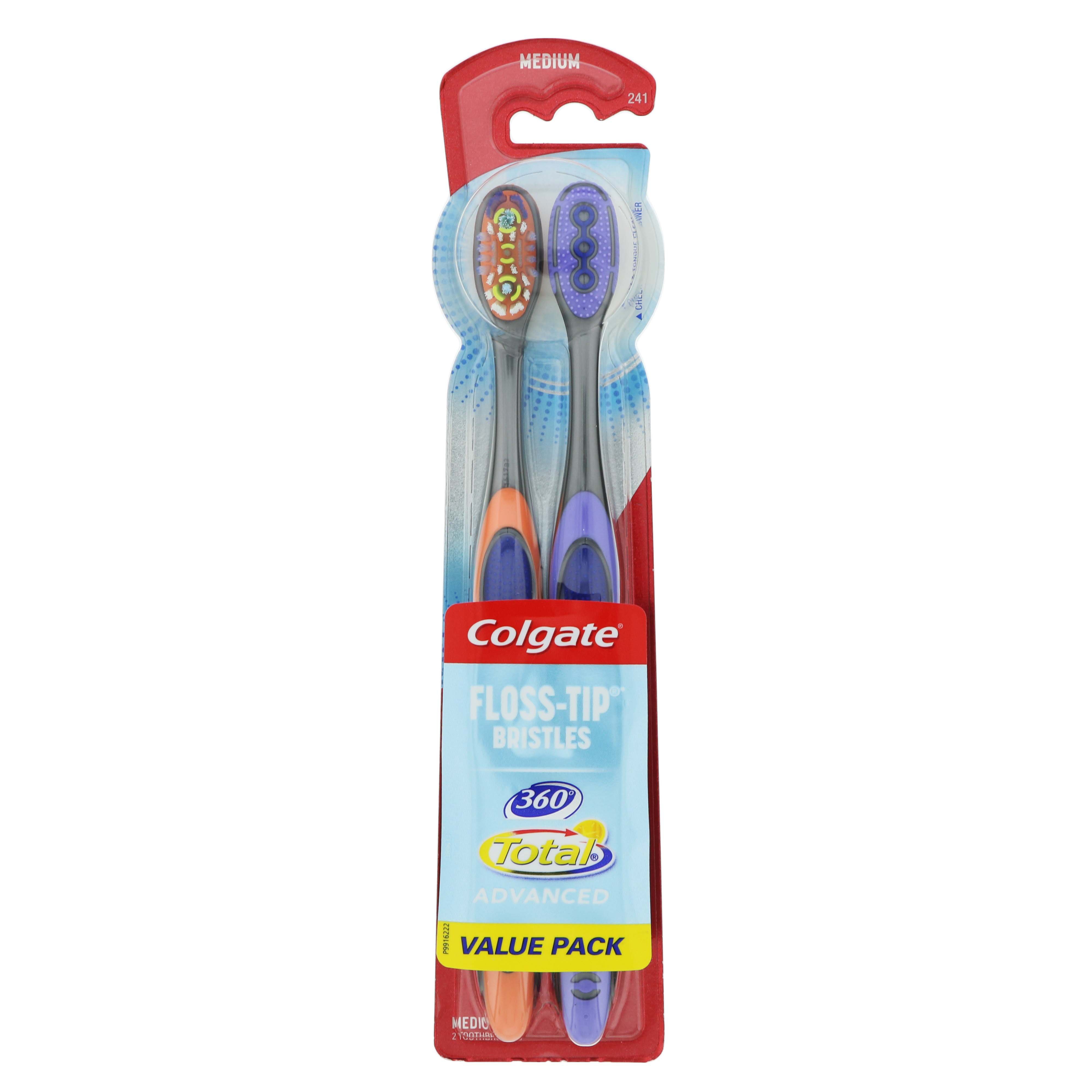 Colgate 360 Total Floss Tip Toothbrush - Shop Toothbrushes at H-E-B