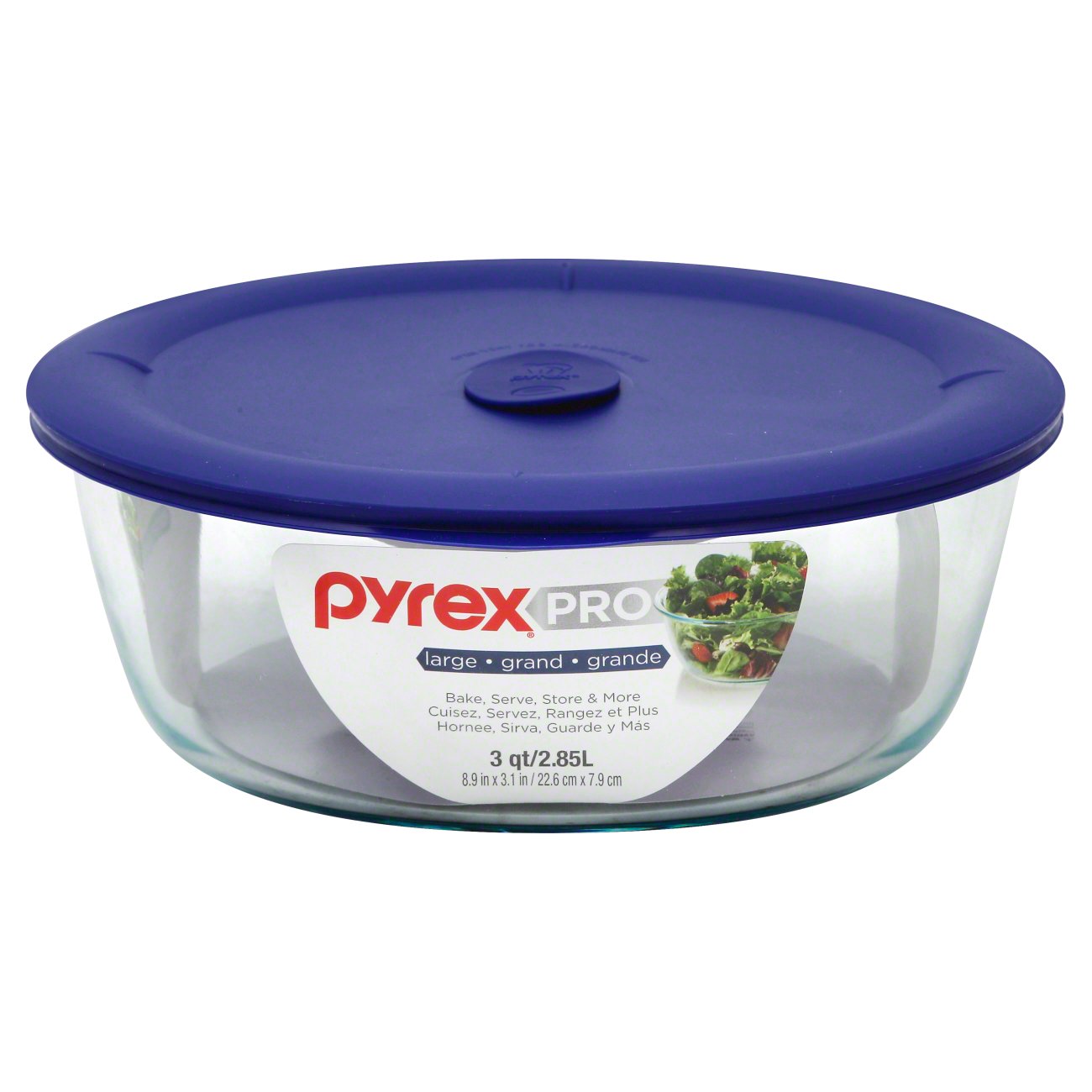 Pyrex Pro Round Navy Lid - Shop Kitchen & Dining at H-E-B