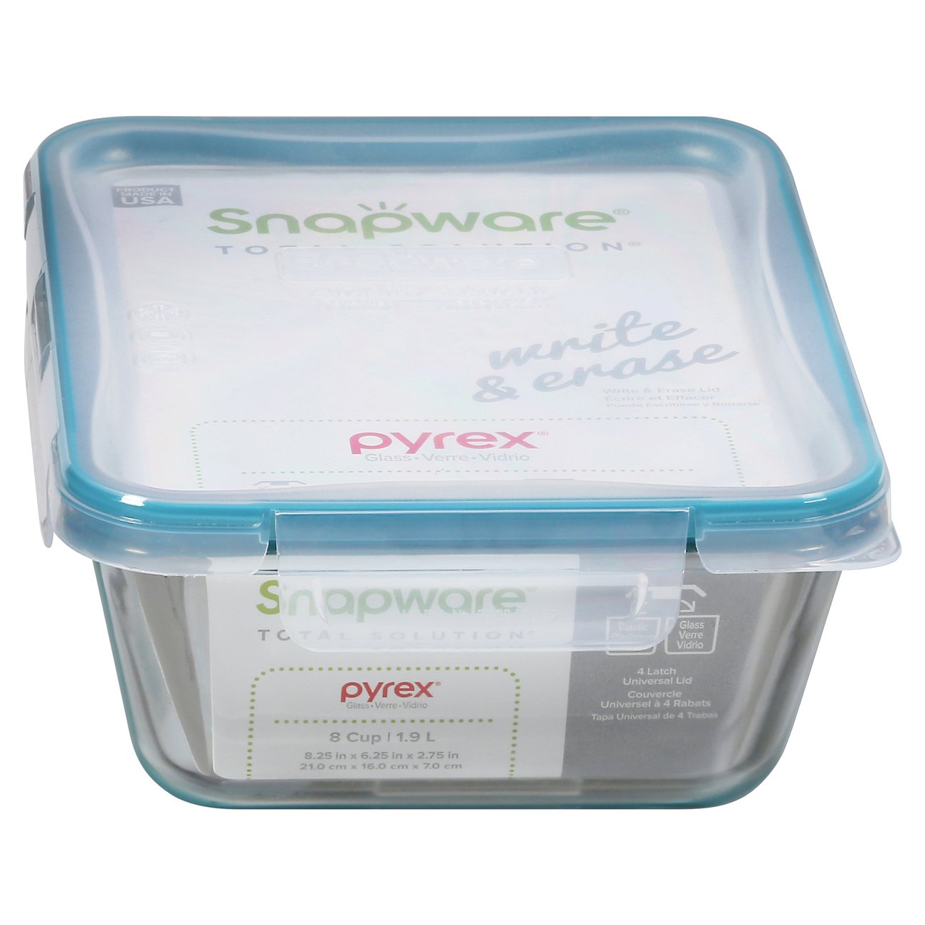 Snapware Total Solution Glass Rectangle Storage Container - Shop Food ...