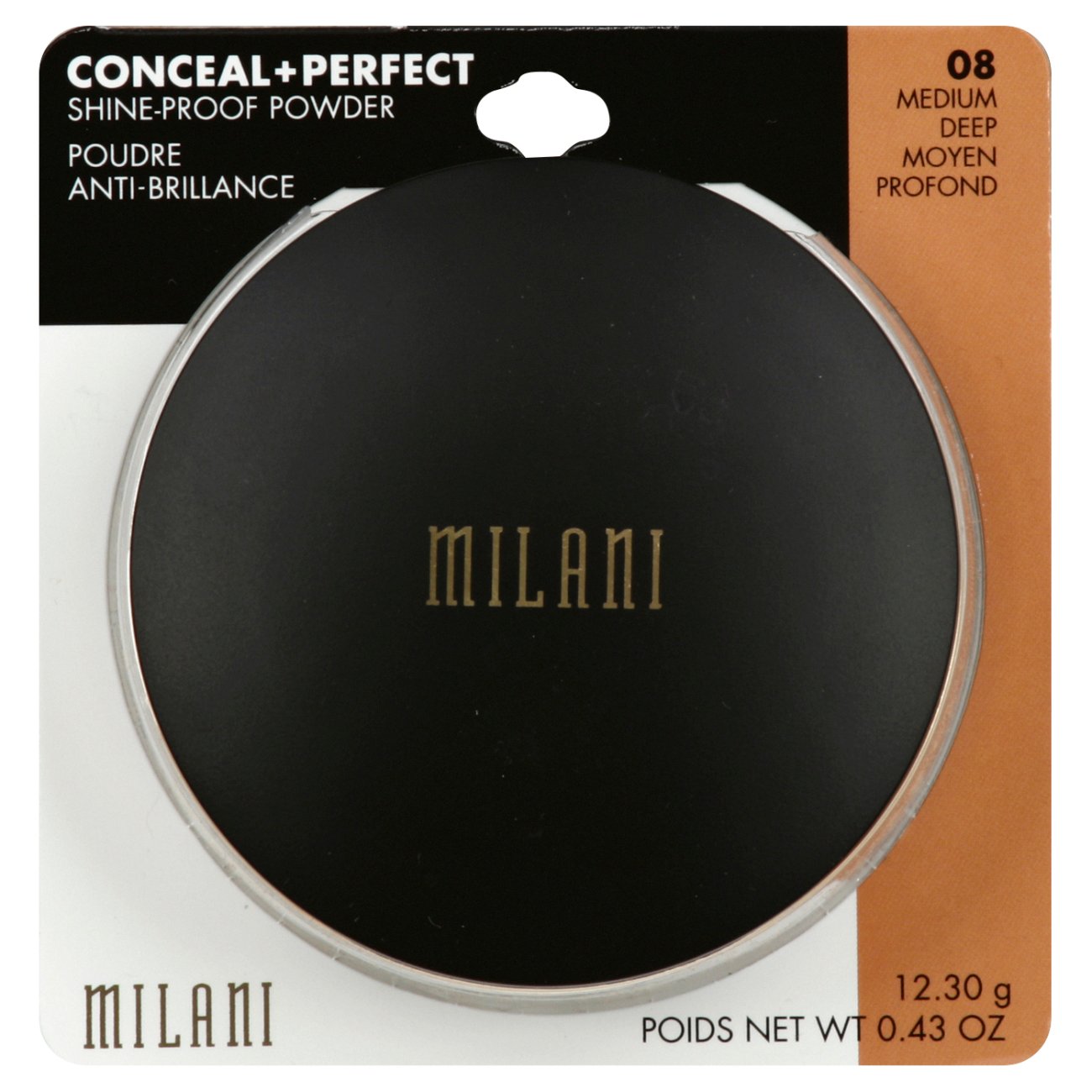 Milani Conceal+Perfect Shine-Proof Powder Medium Deep - Shop Powder at ...