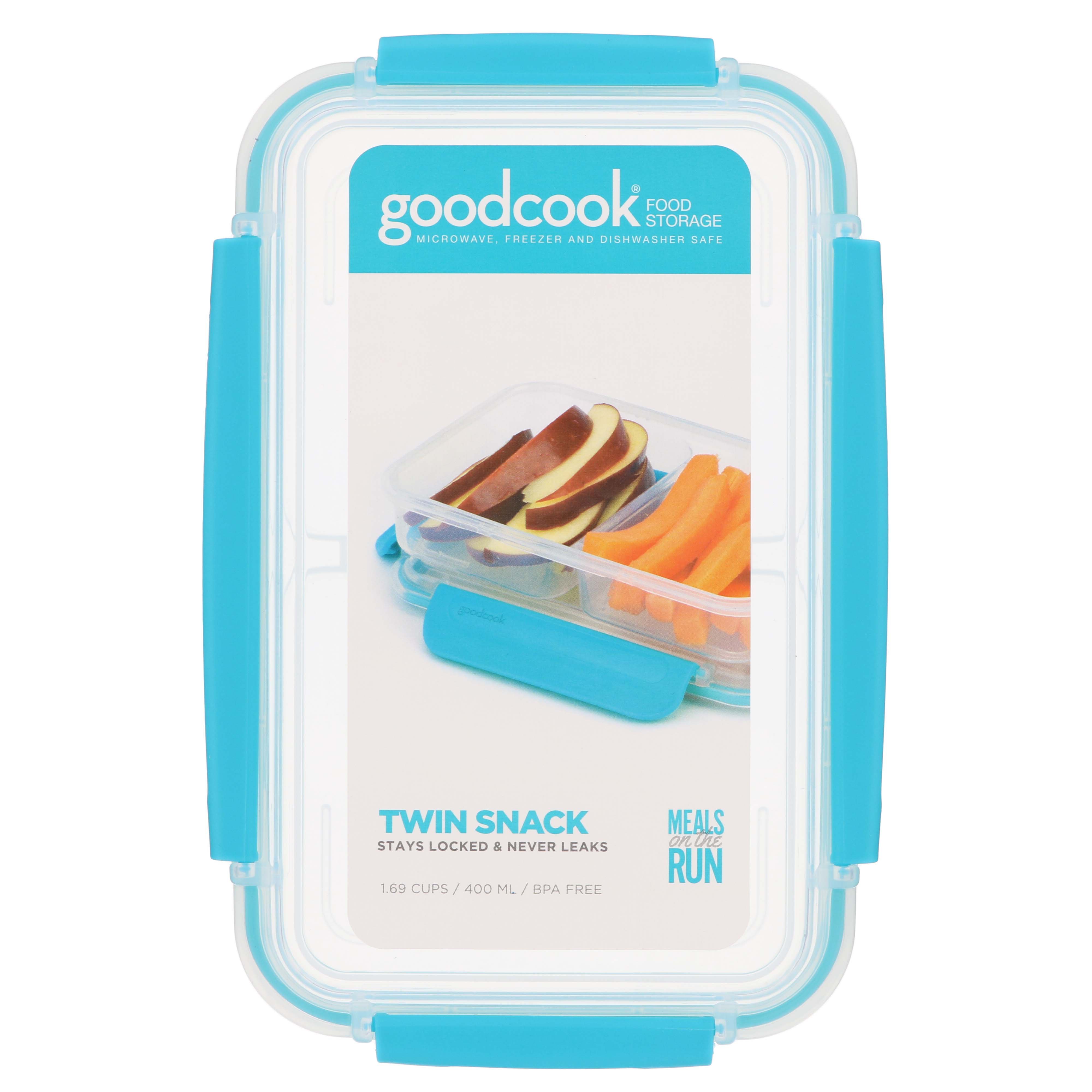 Good Cook Meals On The Run Twin Snack Container - Shop Food Storage at ...