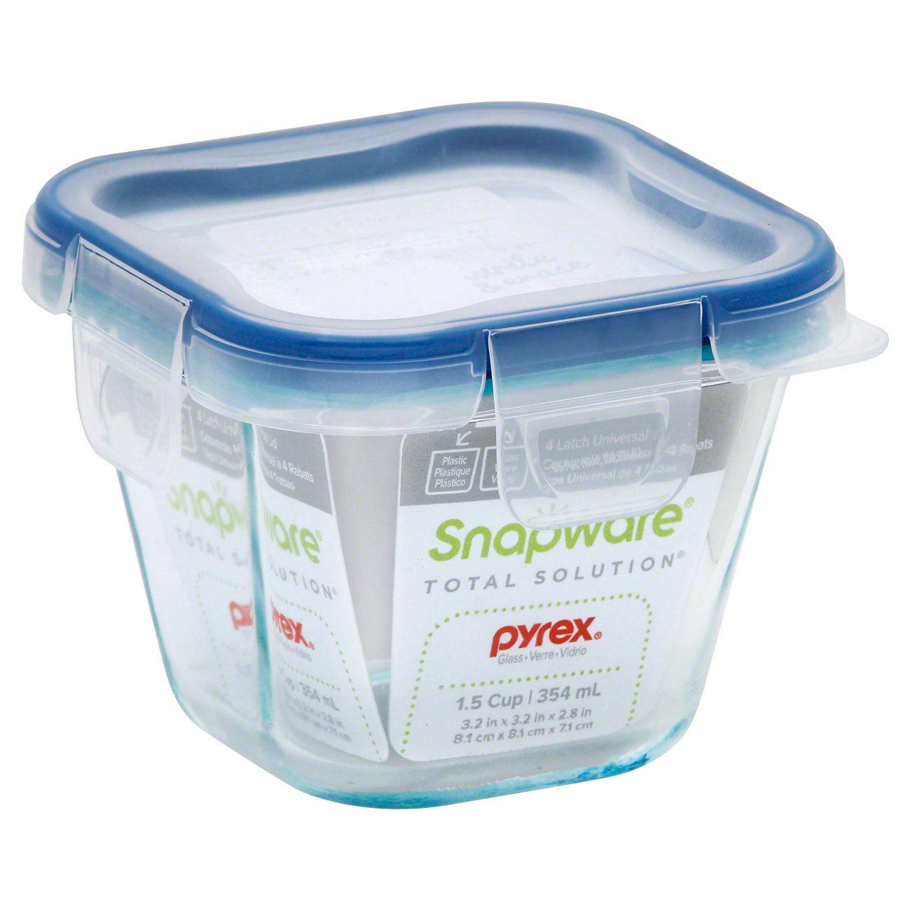 Snapware 1.5 Cup Small Tall Square - Shop Food storage at H-E-B