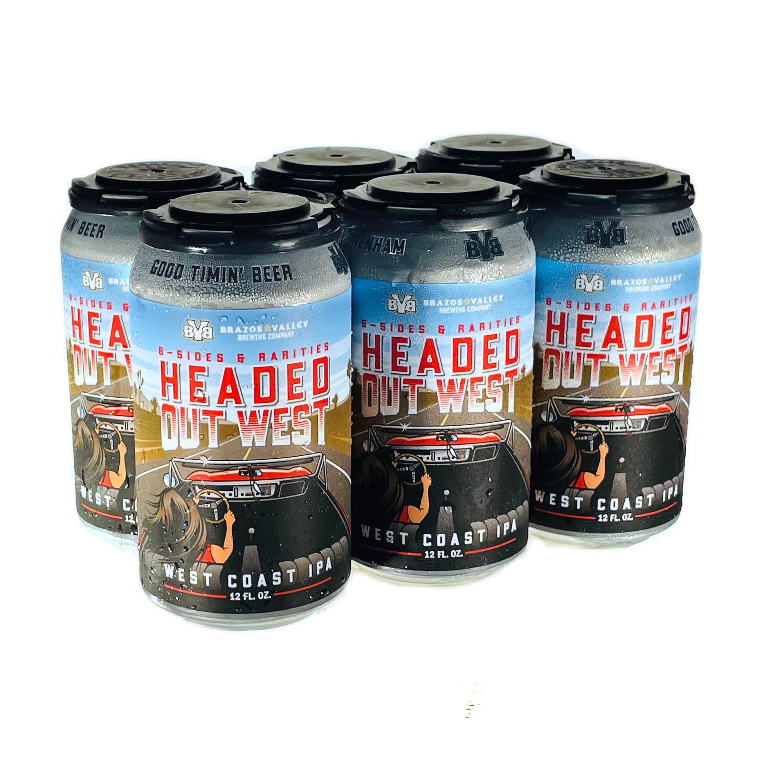 Brazos Valley Brewing B-Sides & Rarities Headed Out West IPA Craft Beer ...