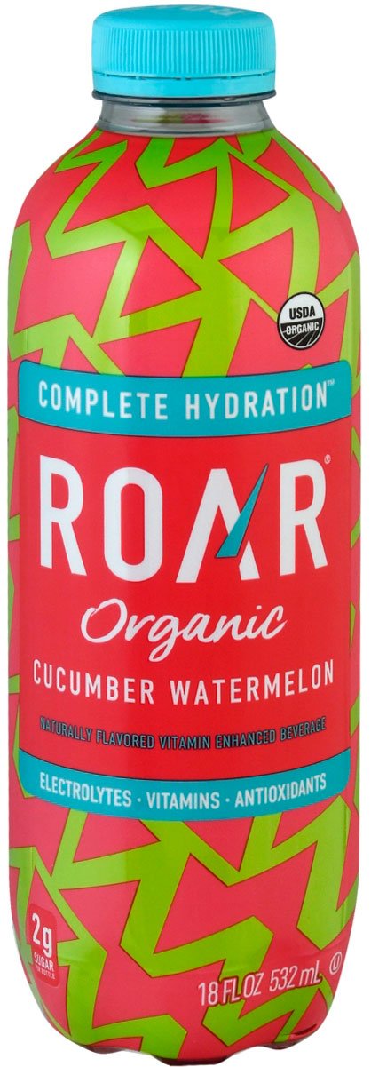 ROAR Organic Cucumber Watermelon Sports Drink - Shop Sports & energy ...