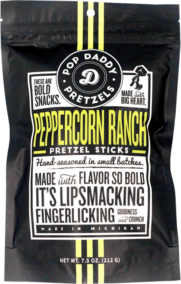 Pop Daddy Pretzels Peppercorn Ranch Pretzel Sticks - Shop Chips at H-E-B