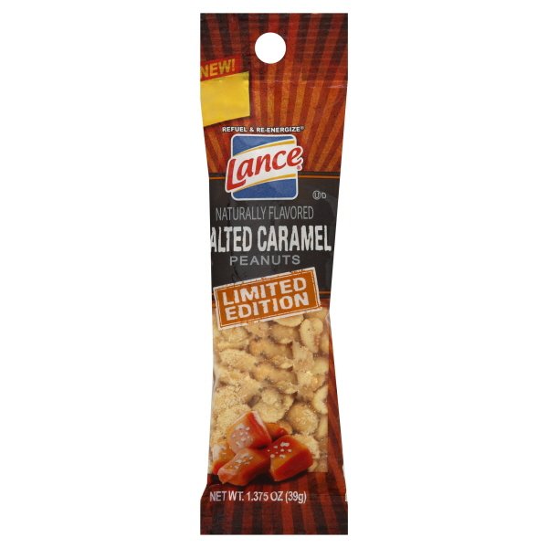 Lance Salted Caramel Peanuts - Shop Nuts & seeds at H-E-B