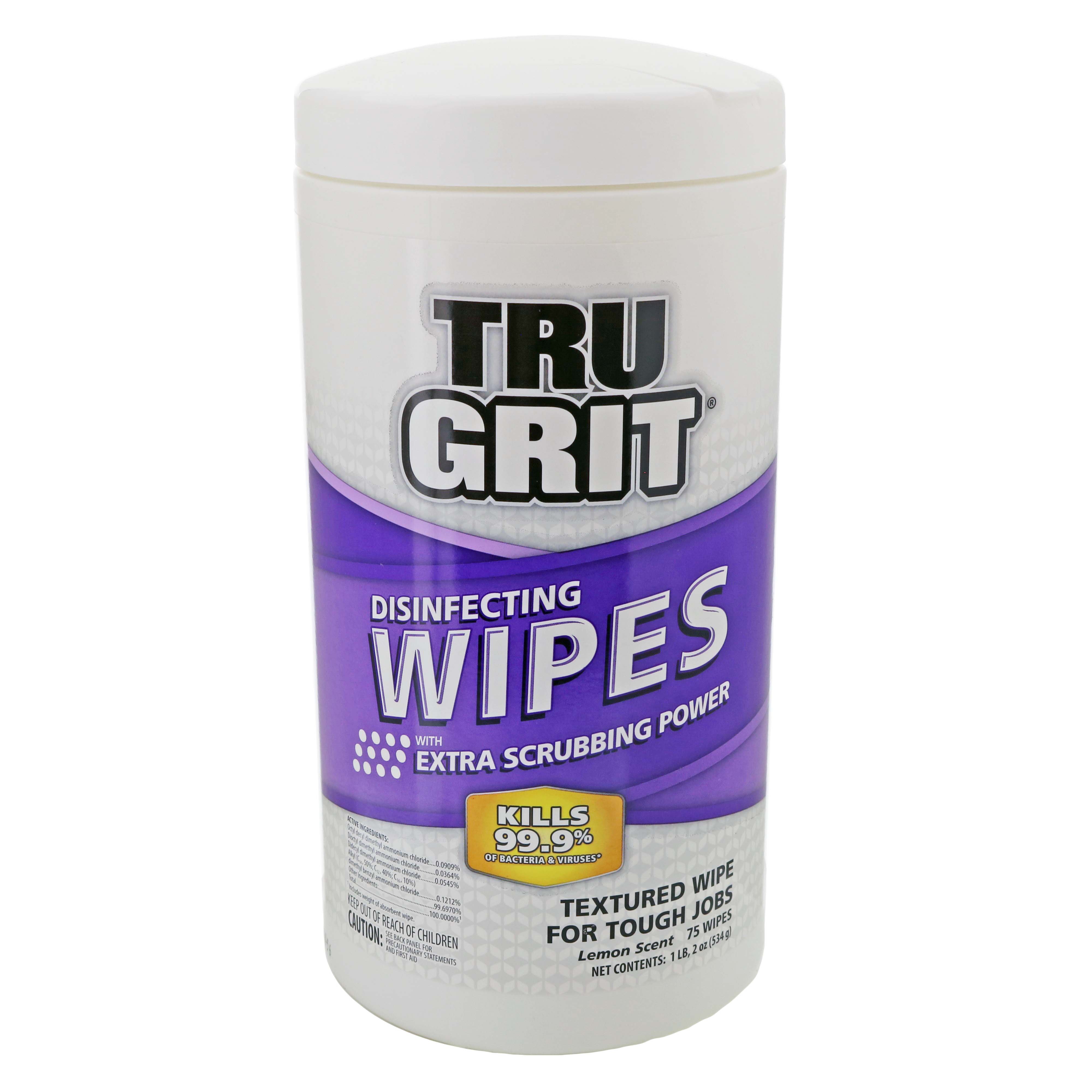 Tru Grit Disinfecting Wipes with Extra Scrubbing Power - Shop Cleaners ...