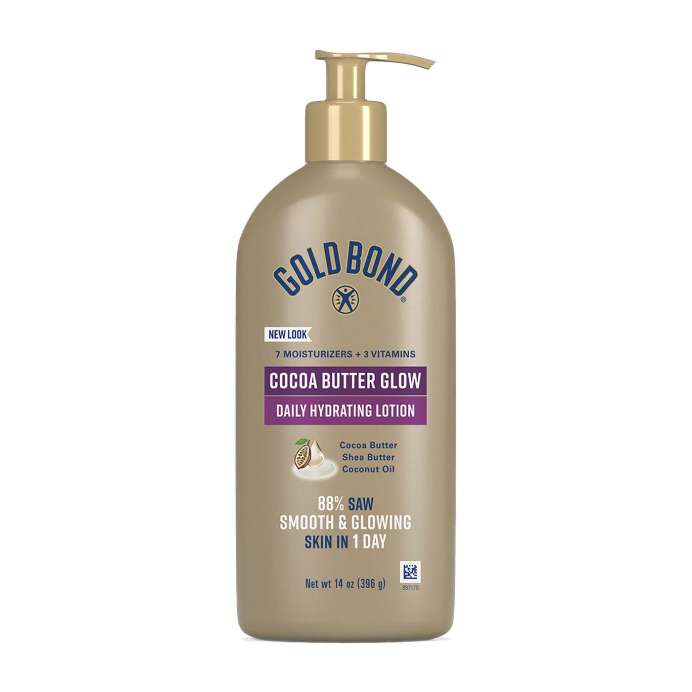 Gold Bond Cocoa Butter Glow Daily Hydration Lotion - Shop Body lotion ...