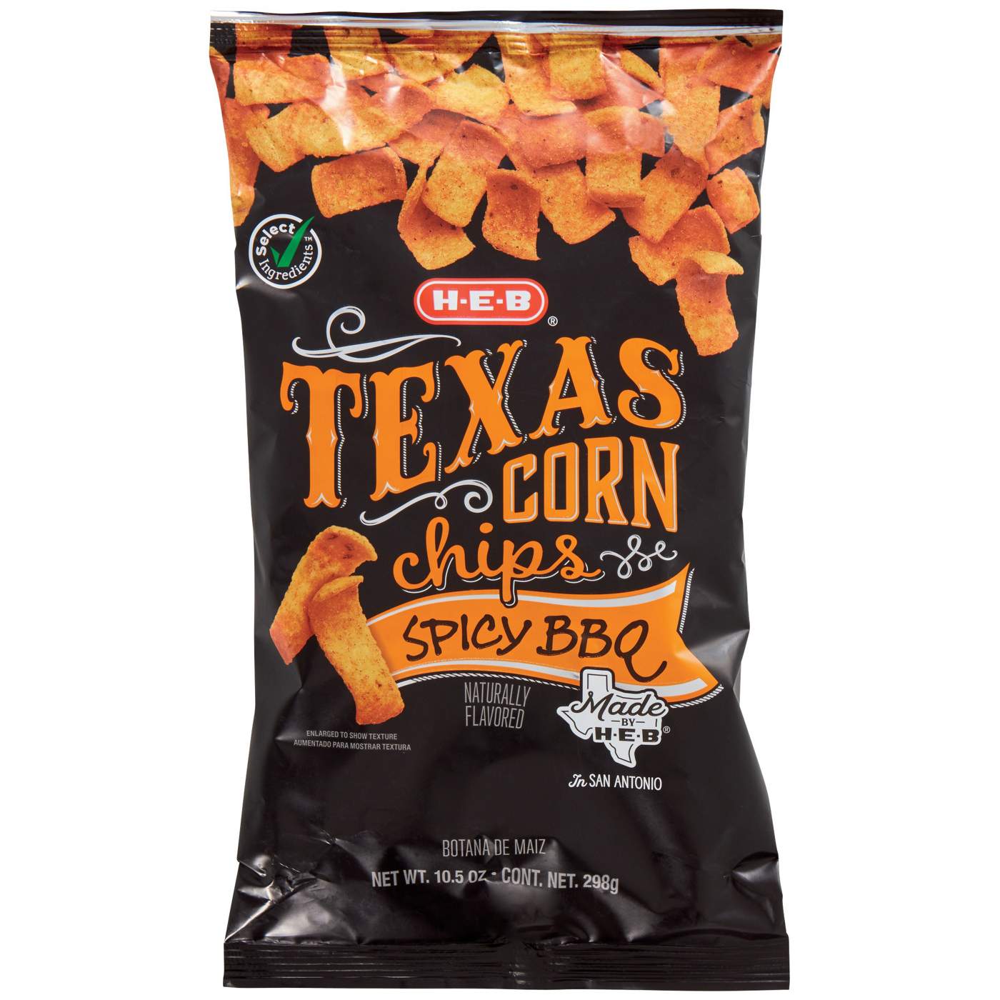 H-E-B Texas Corn Chips - Spicy BBQ - Shop Chips at H-E-B