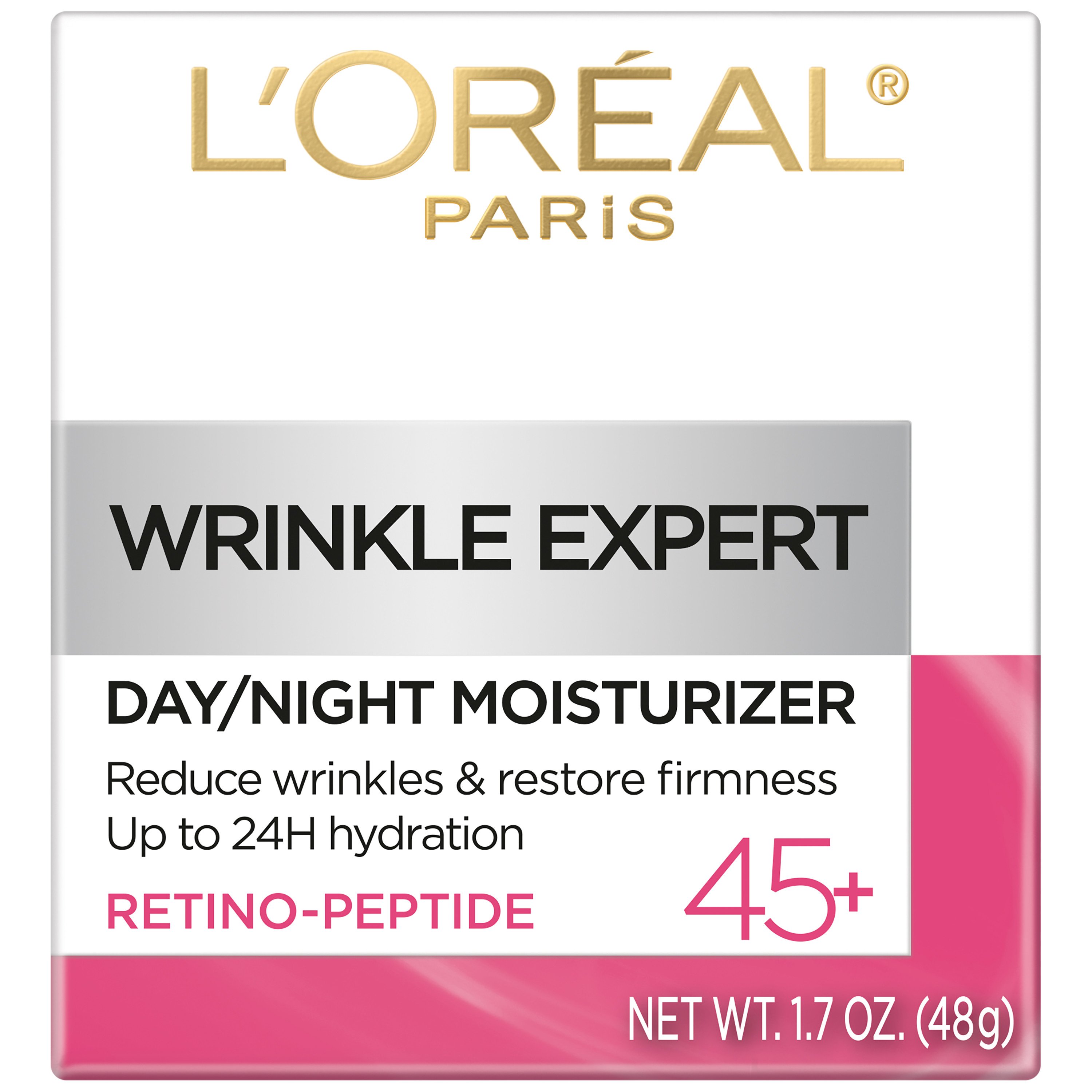 L'Oréal Paris Wrinkle Expert 45+ Anti-Aging Face Moisturizer - Shop ...