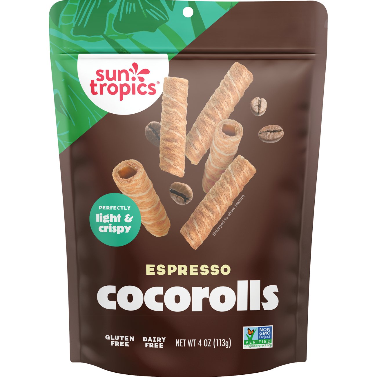 Sun Tropics Coco Rolls Rolled Coconut Wafers - Espresso - Shop Candy at ...