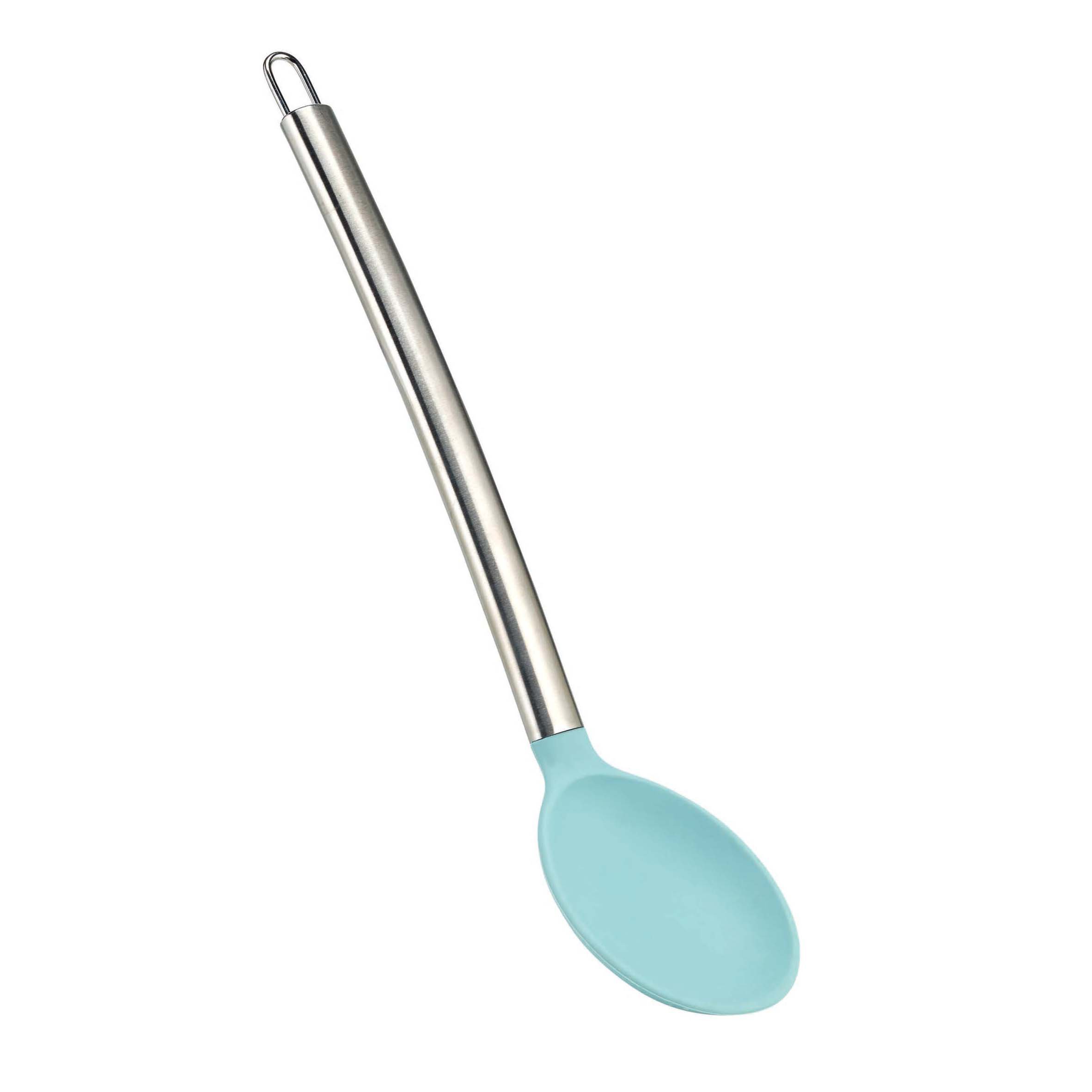 Cocinaware Blue Silicone Spoon With Stainless Steel Handle - Shop ...