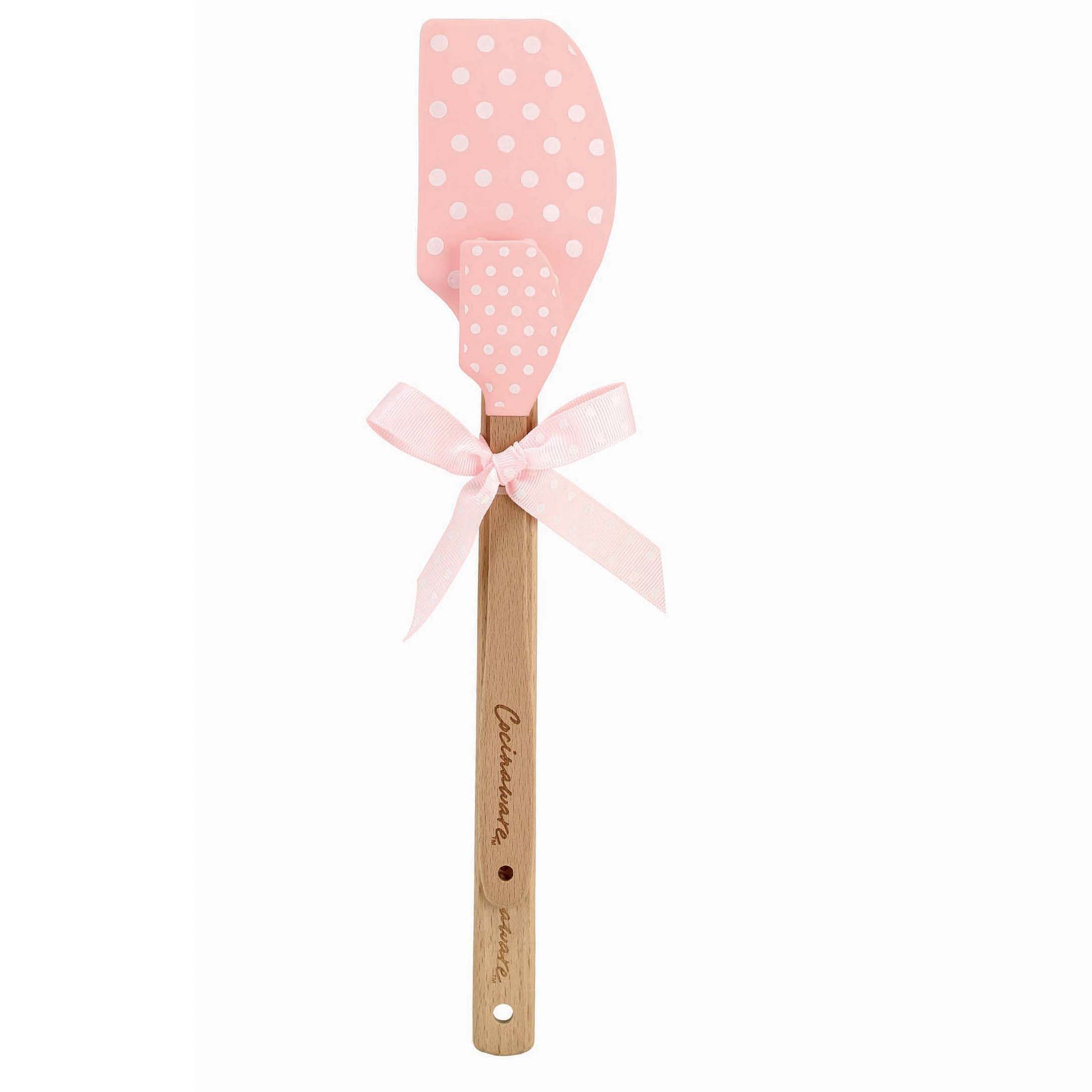Cocinaware Pink Polka Dot Spatula Set - Shop Kitchen & Dining at H-E-B