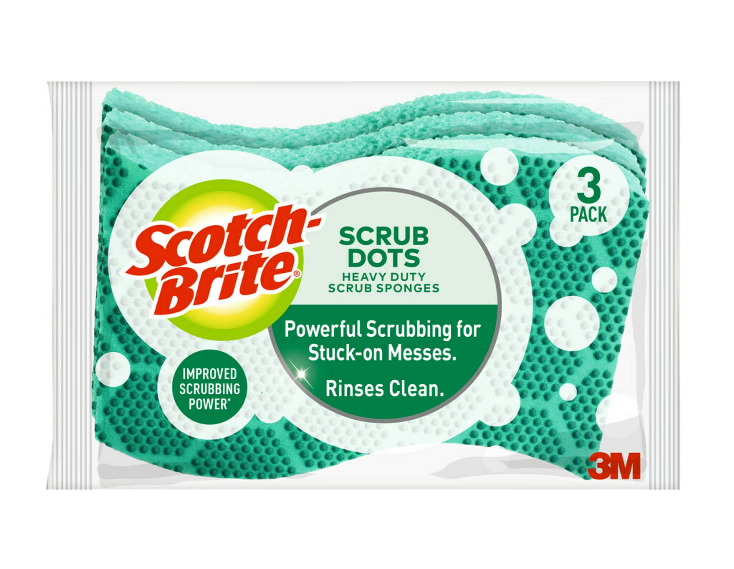 Scotch-Brite Heavy Duty Scrub Dots Sponges - Shop Sponges & scrubbers ...
