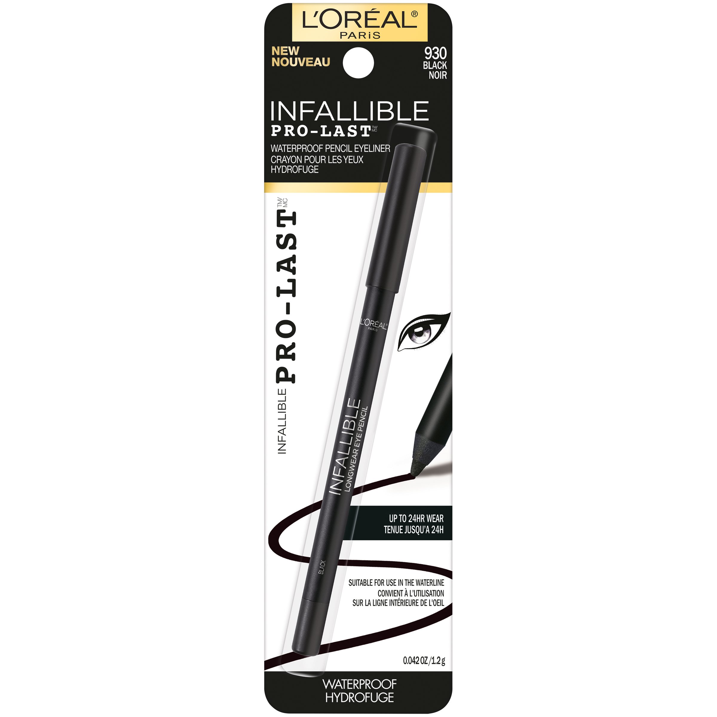 L'Oréal Paris Infallible Pro-Last Waterproof, Up to 24HR Pencil ...