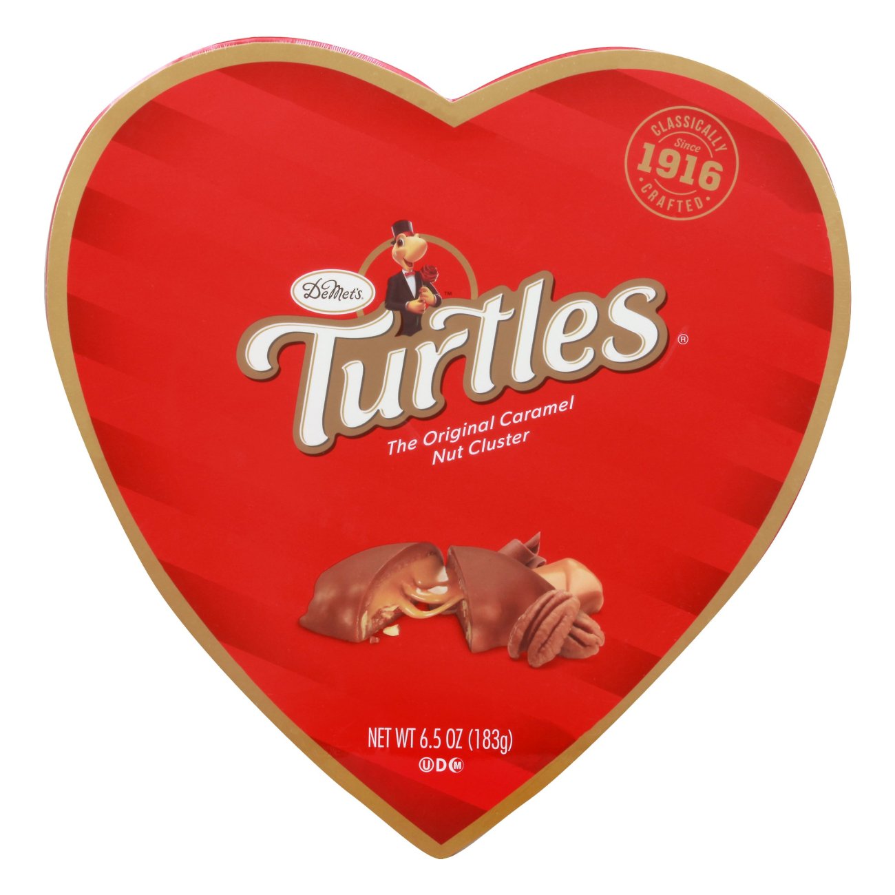 Turtles Original Nut Cluster Valentine Heart Shape Gift Box - Shop ...