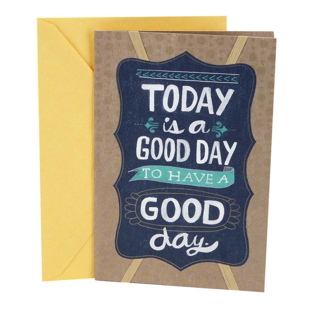 Hallmark Today is a Good Day Birthday Card - E68 - Shop Invites & thank ...