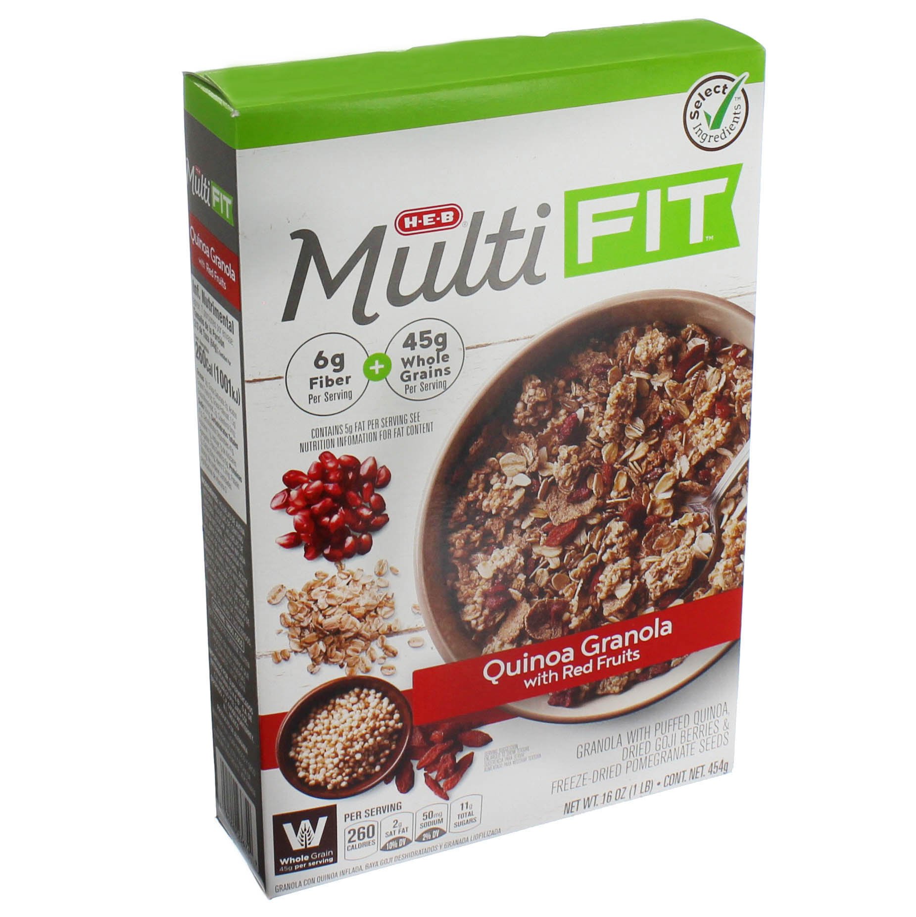 H-E-B Multi Fit Quinoa Granola - Shop Cereal at H-E-B