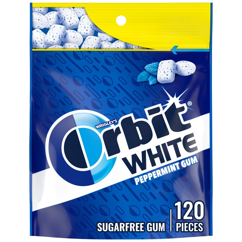 Orbit White Peppermint Sugar Free Chewing Gum Value Pack - Shop Gum ...